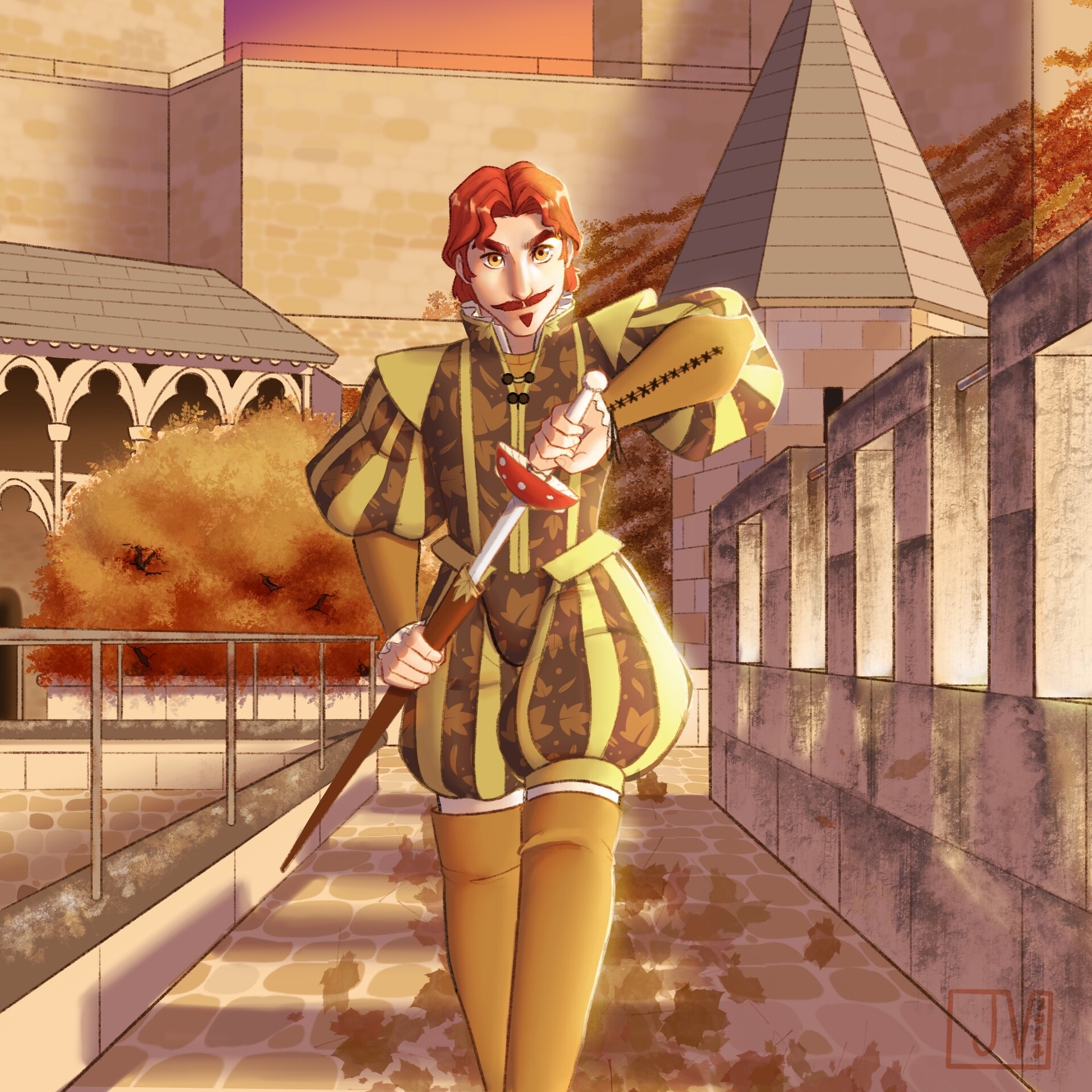 ArtStation - Autumn Warrior