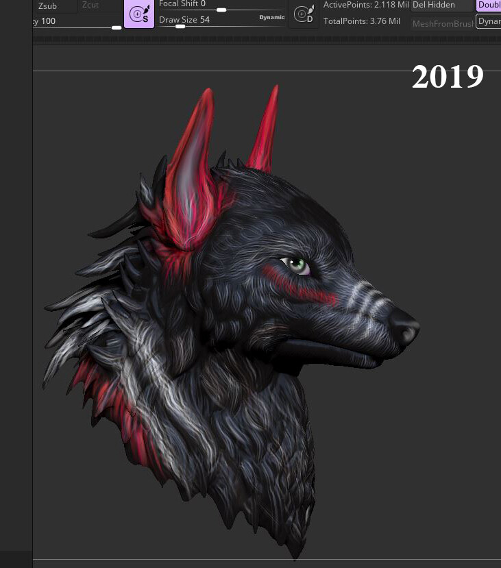 ArtStation - Stylized Wolf