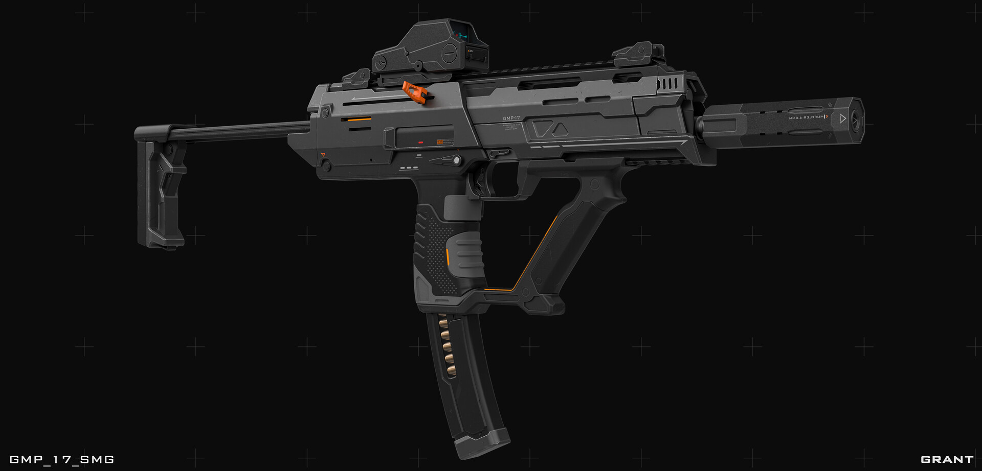 Grant Lee - GMP_17(SMG） Submachine gun