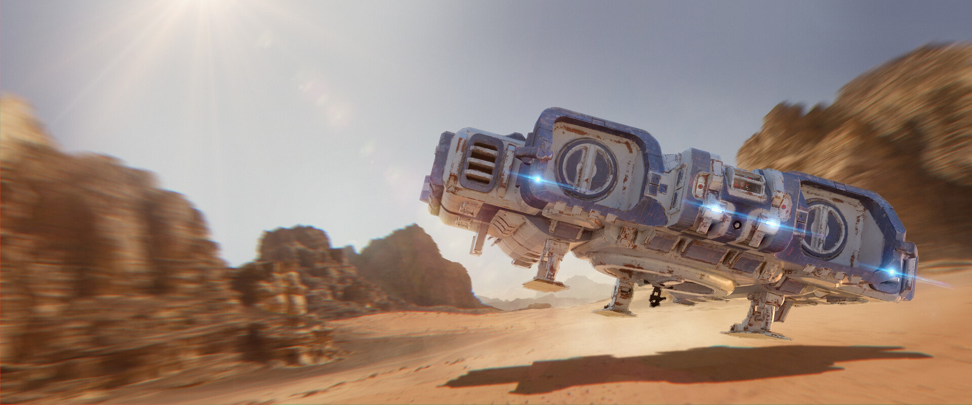 ArtStation - Cargo Dropship