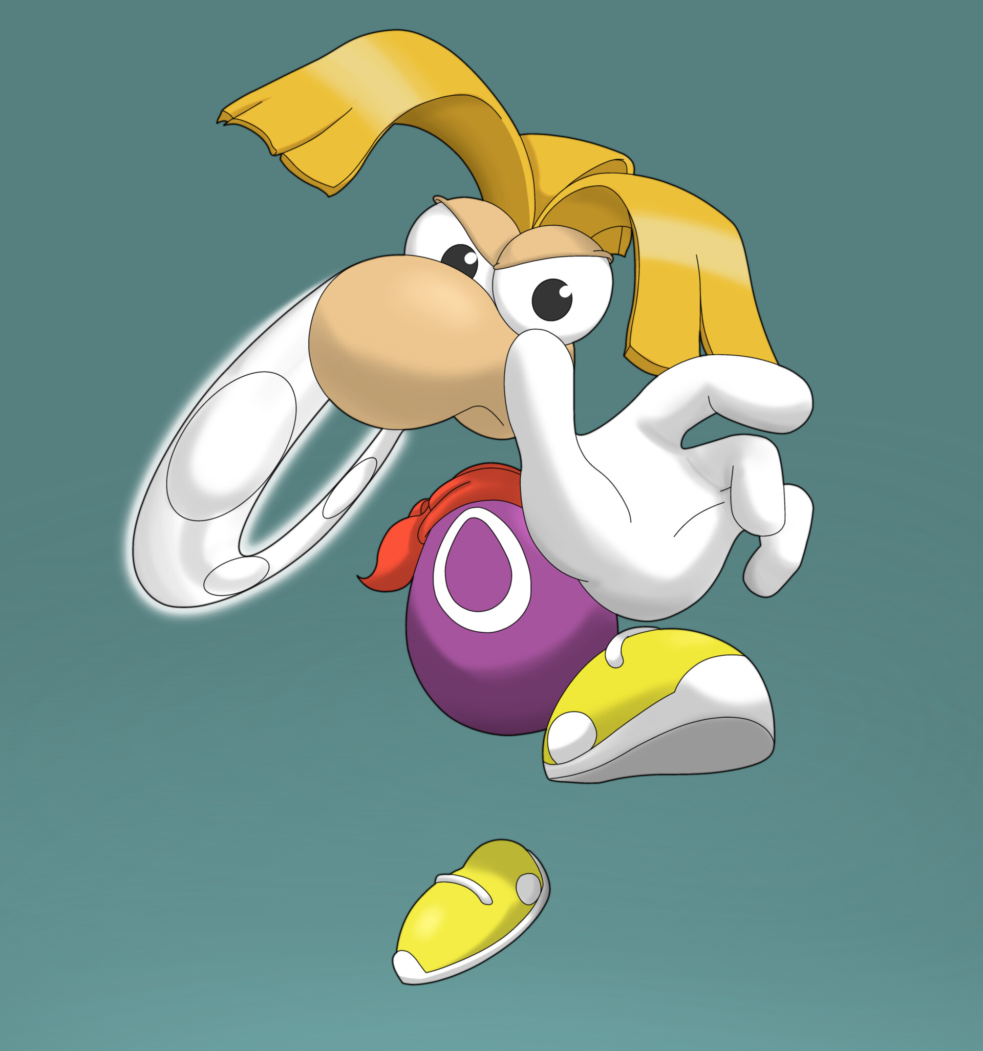 Ju Mays - Classic Rayman Preparing a Punch
