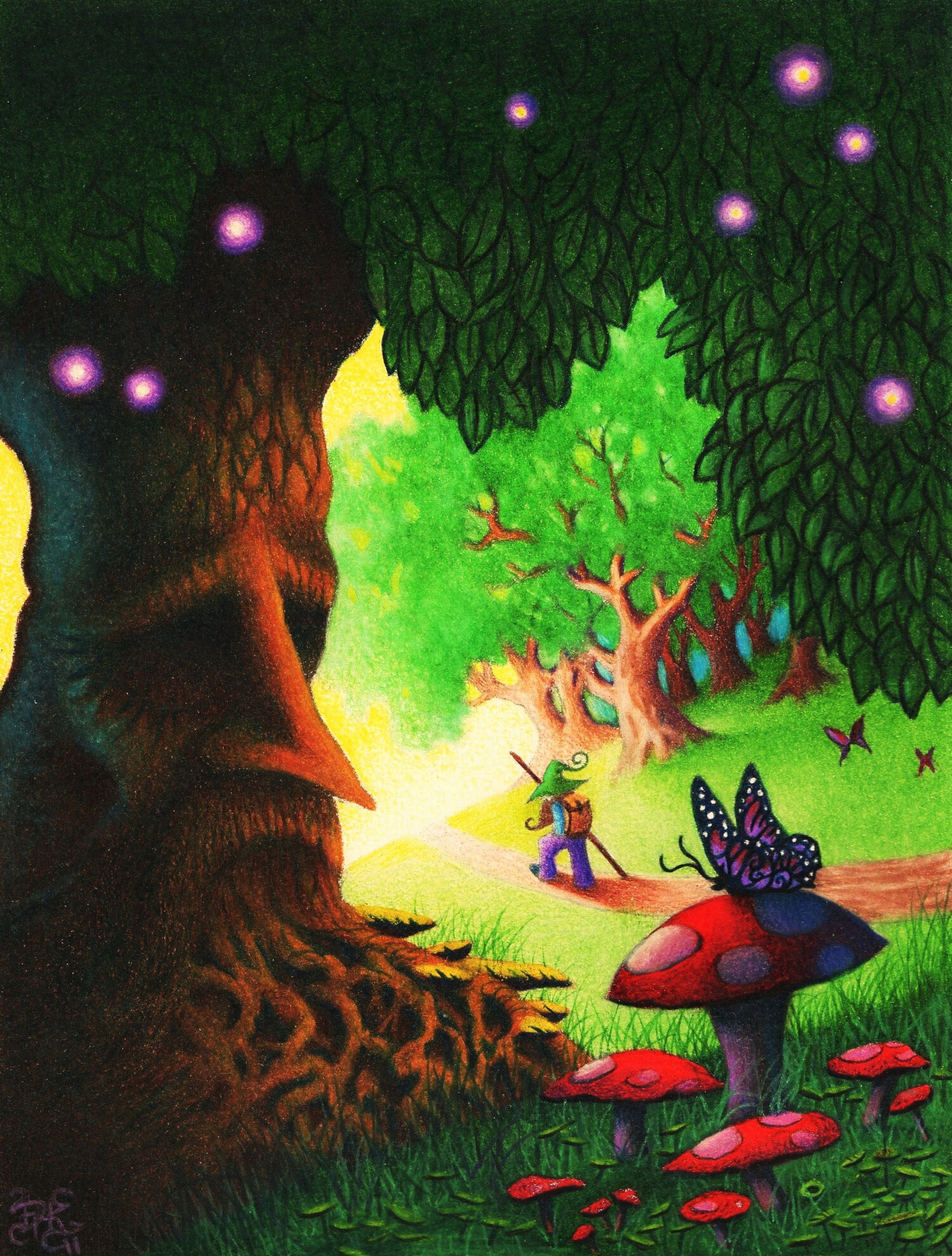 ArtStation - Through the Vast Enchanted Forest