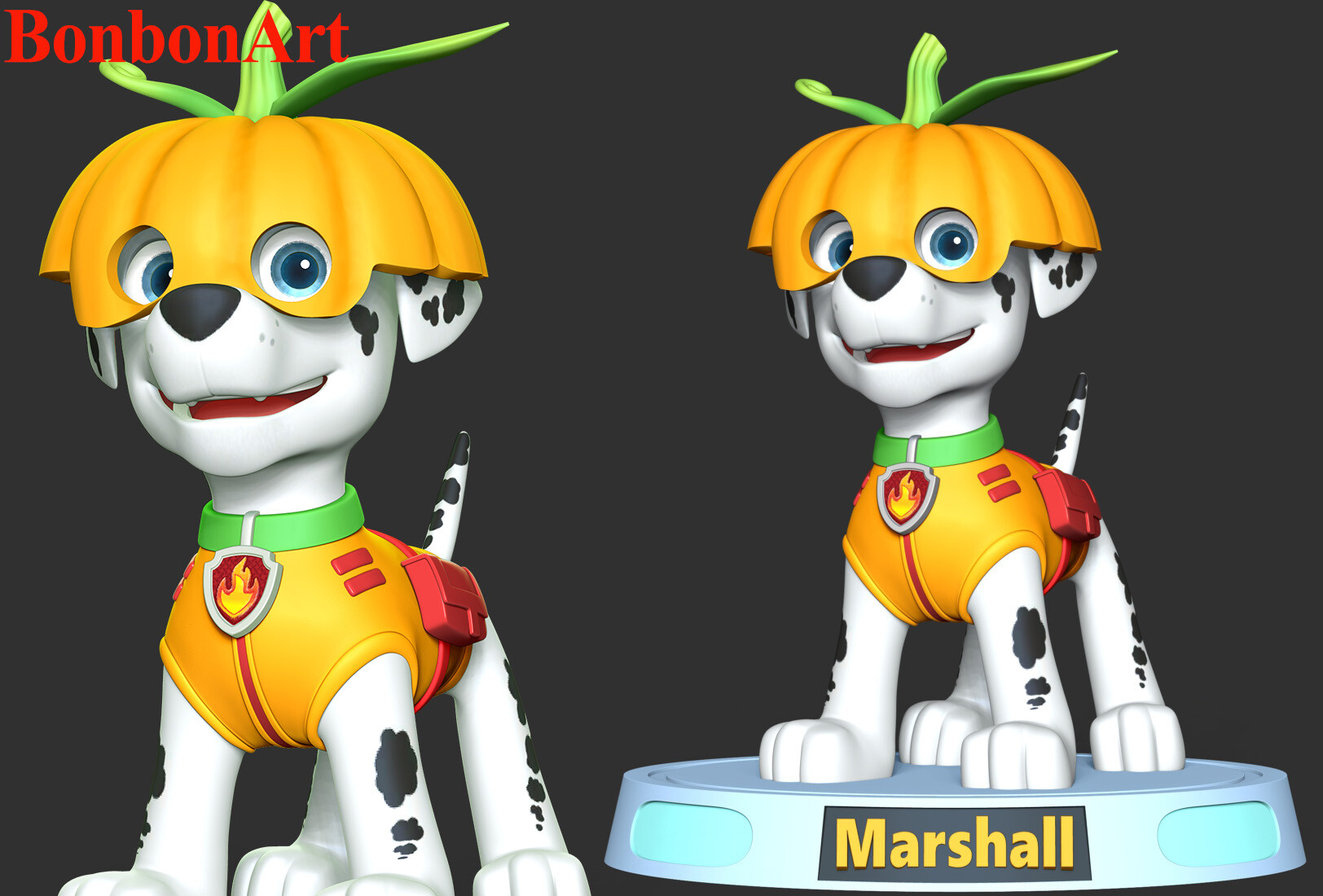 Bon Bon Art - Marshall PAW Patrol
