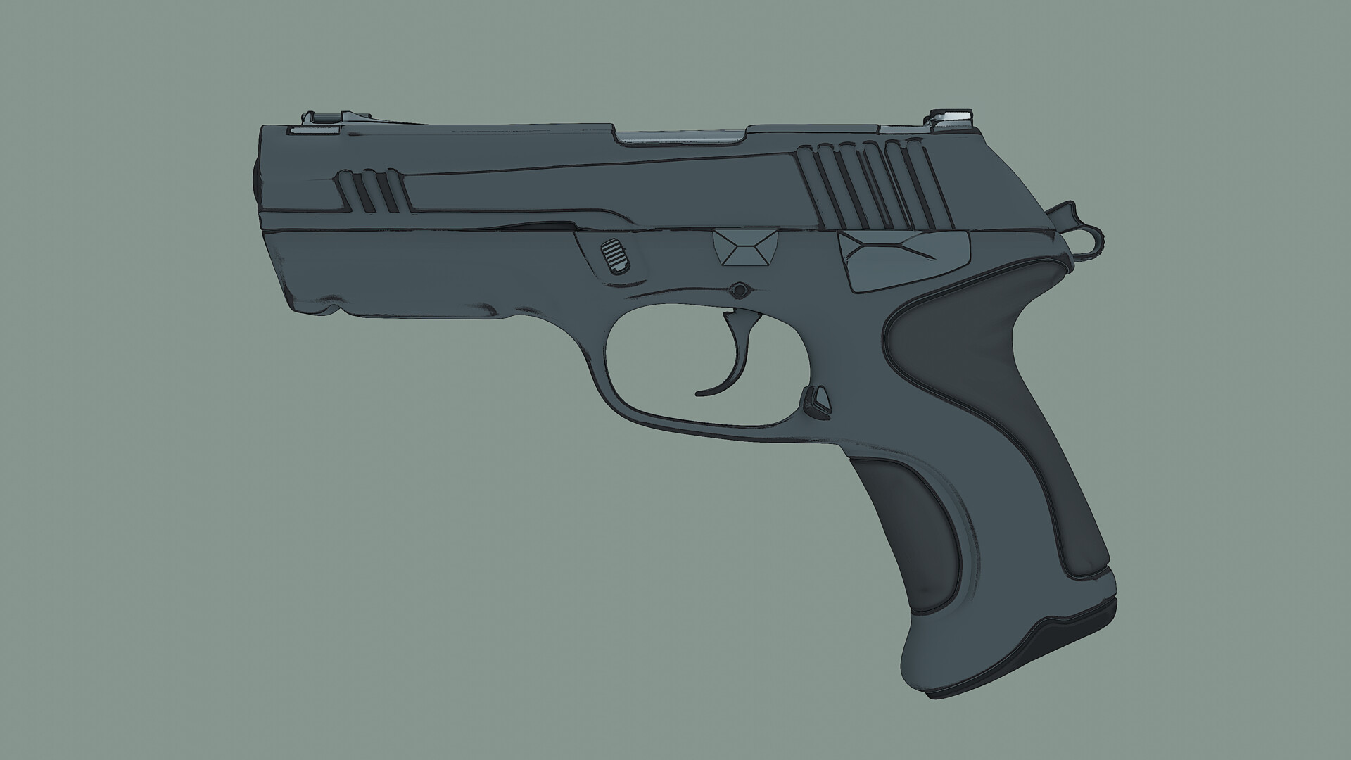RV Gaza - Pistol Stylized Texture (Valorant Classic)