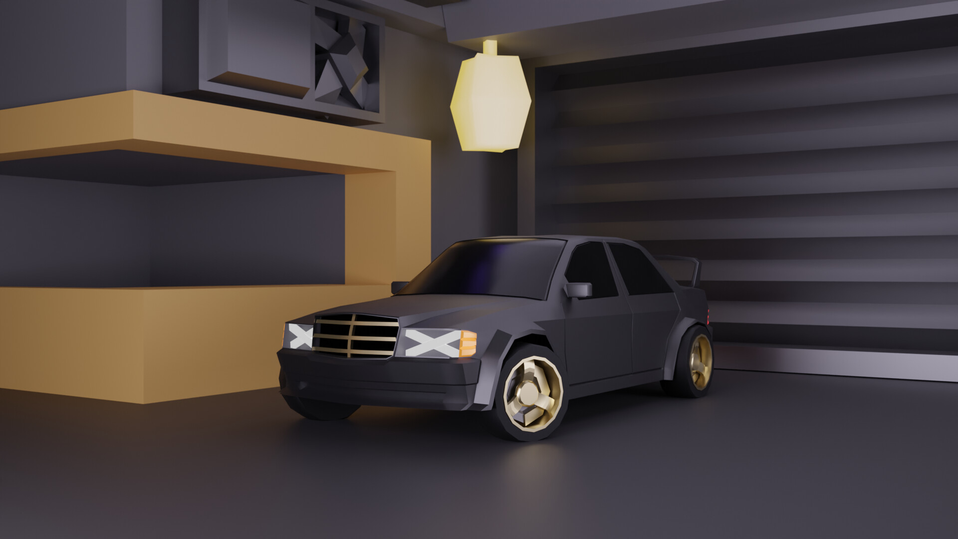 ArtStation - Mercedes-Benz 190e