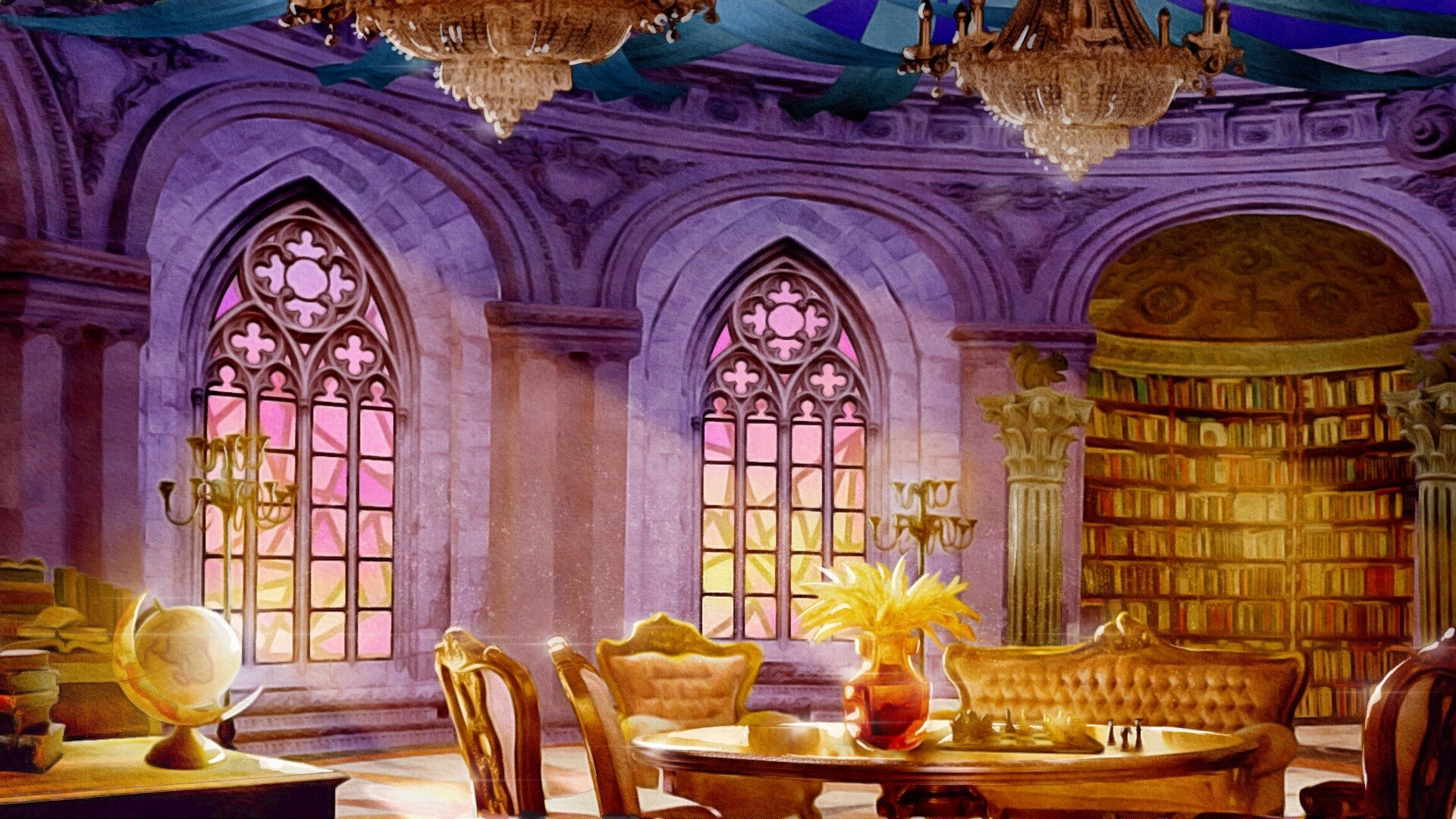 ArtStation - purple room