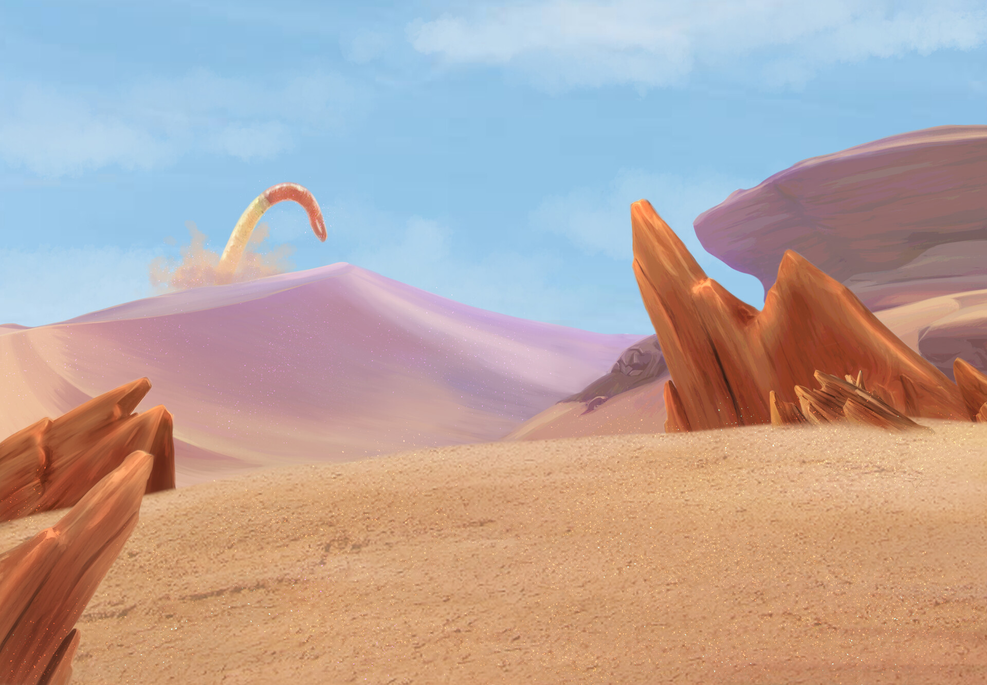 ArtStation - Candy Desert - Concept Art