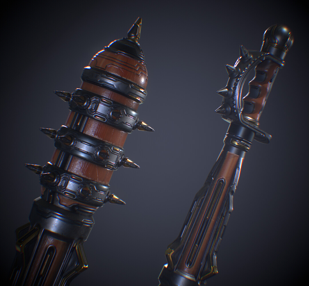 ArtStation - Game Ready Mace