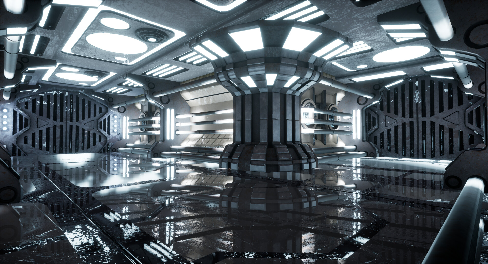 ArtStation - Sci Fi Corridor - Modular Game Ready Environment