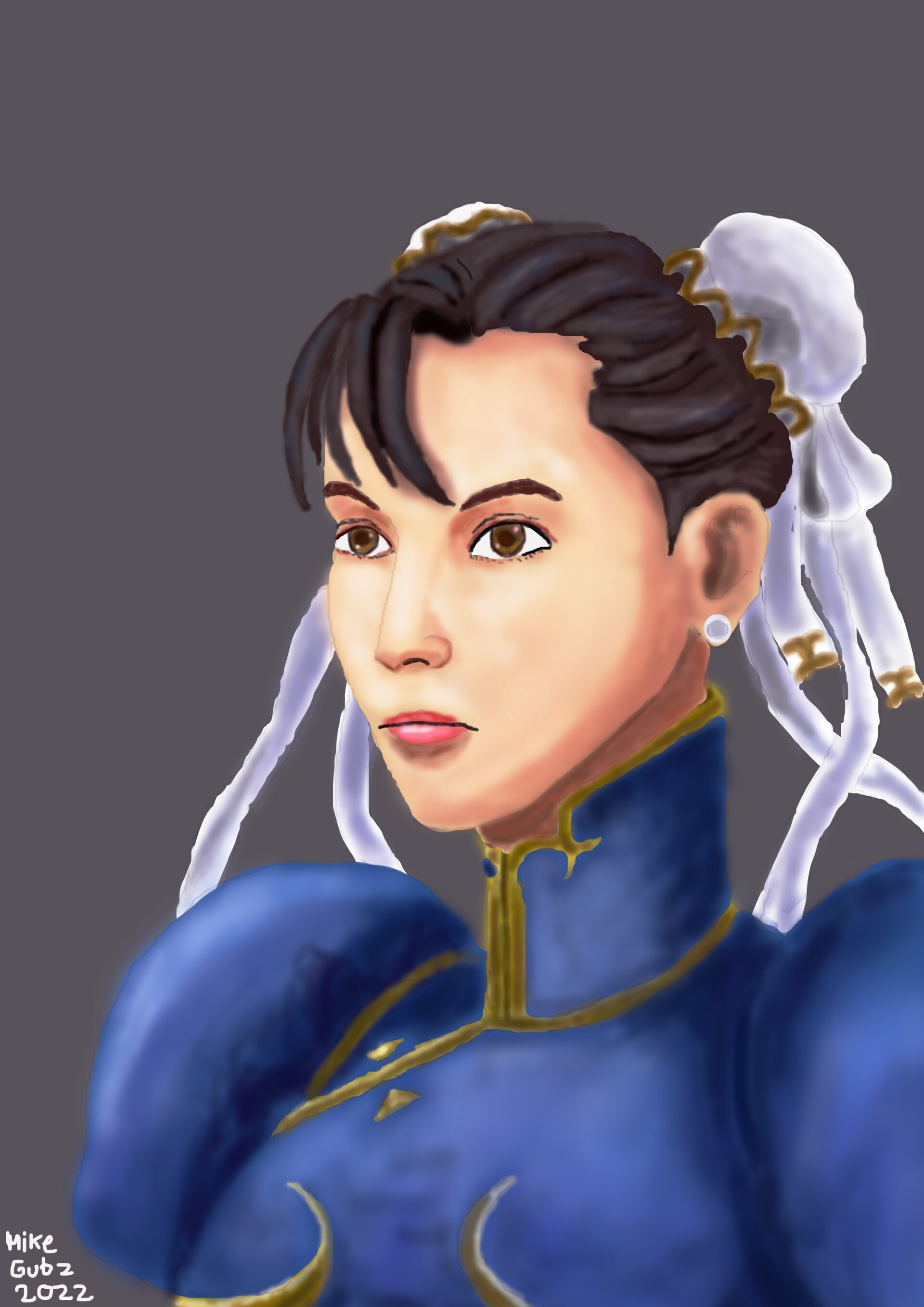 ArtStation - Chun-Li Street Fighter series Digital art