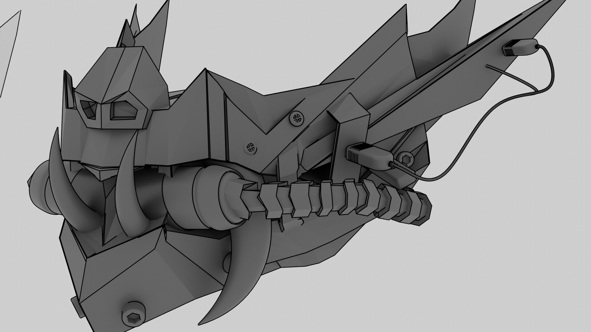 ArtStation - cyberpunk mask