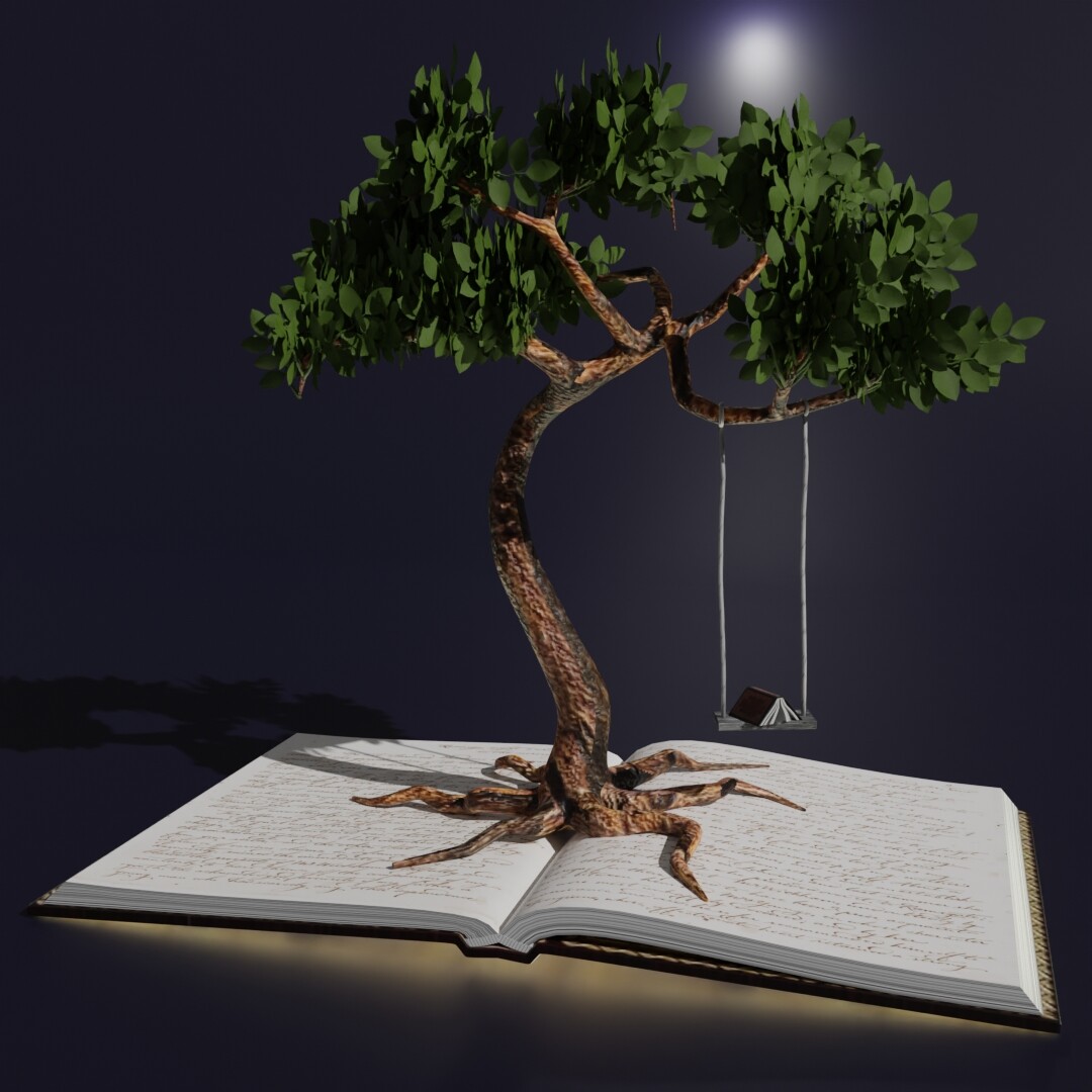 ArtStation - Tree in book