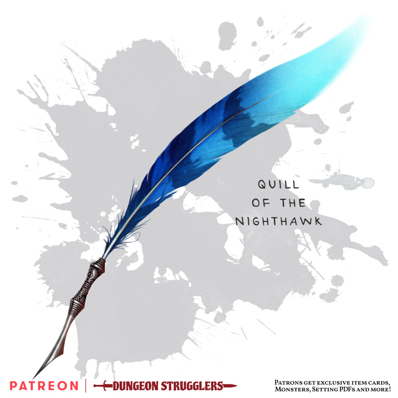 ArtStation - Quill of the Nighthawk