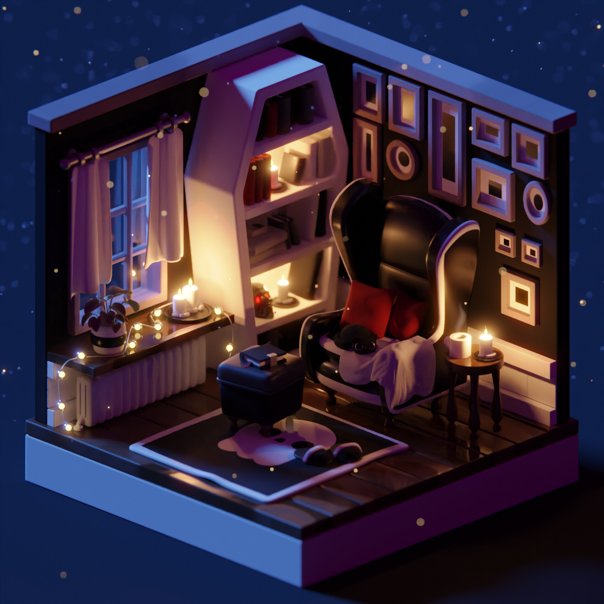 ArtStation - cozy room