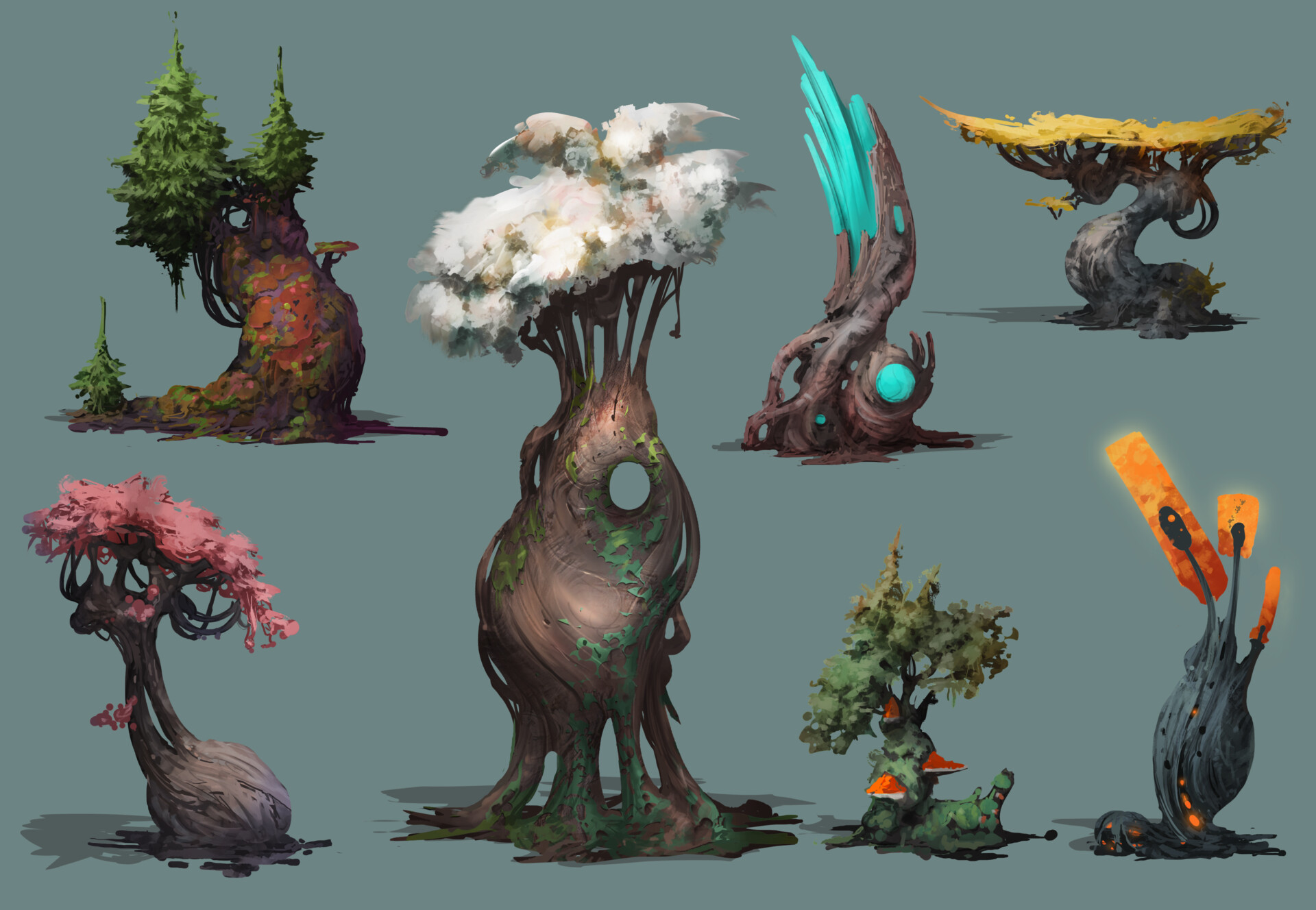 ArtStation - trees