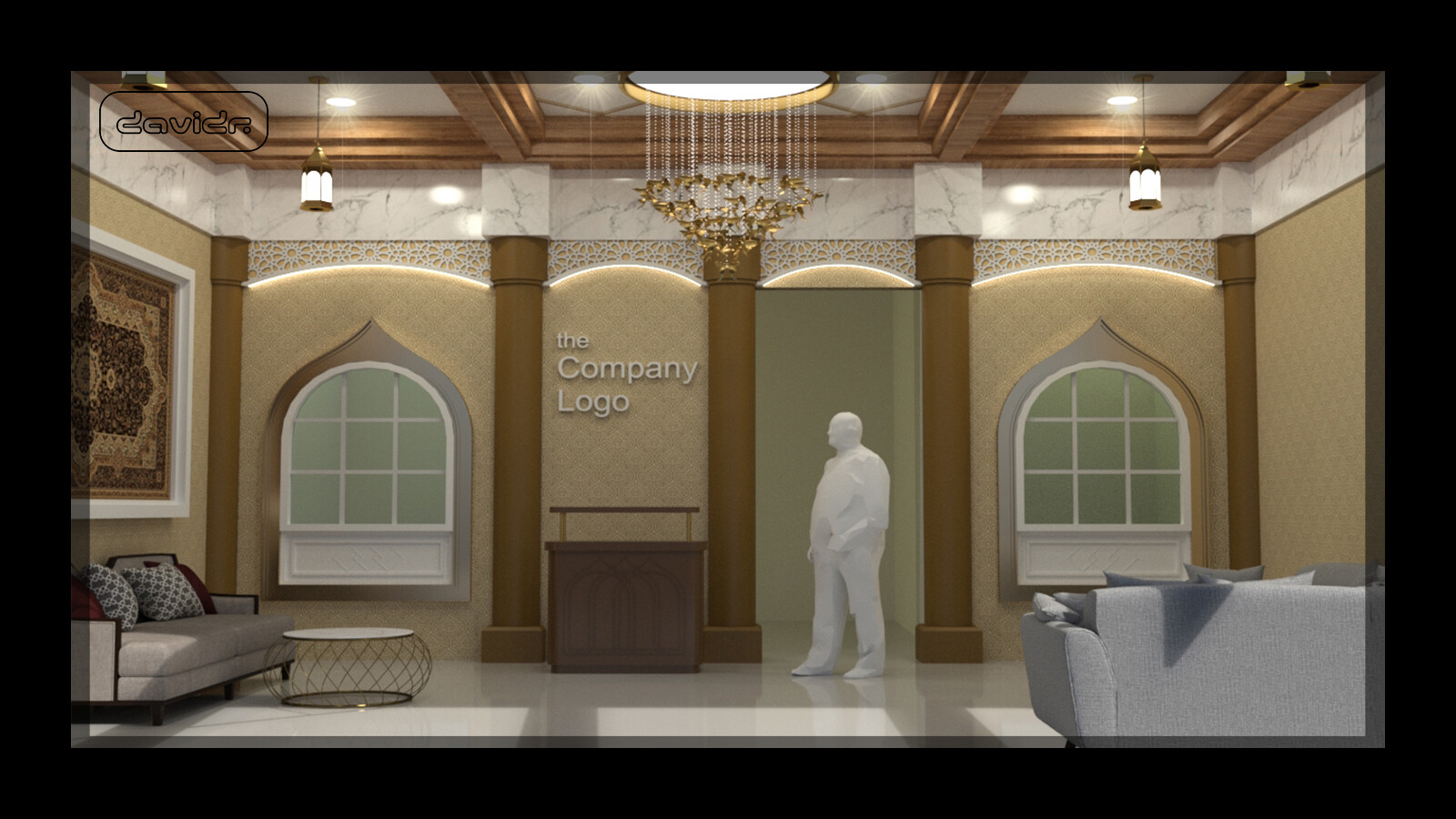 ArtStation - Office Interior with Middle East Style - Propose Design ...