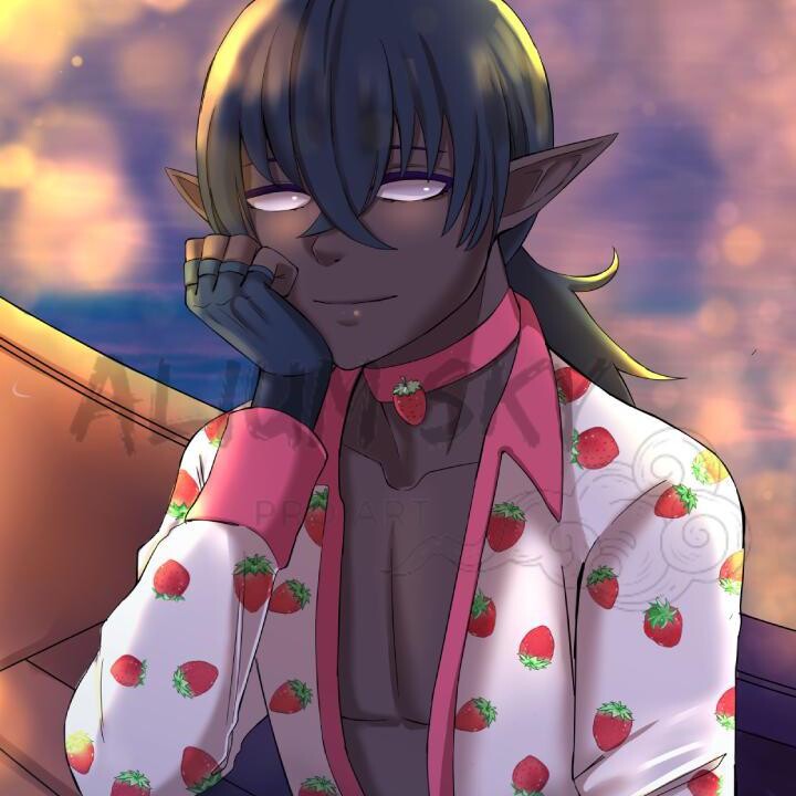 ArtStation - Halfbody Colored Male Elf Character on a Boat