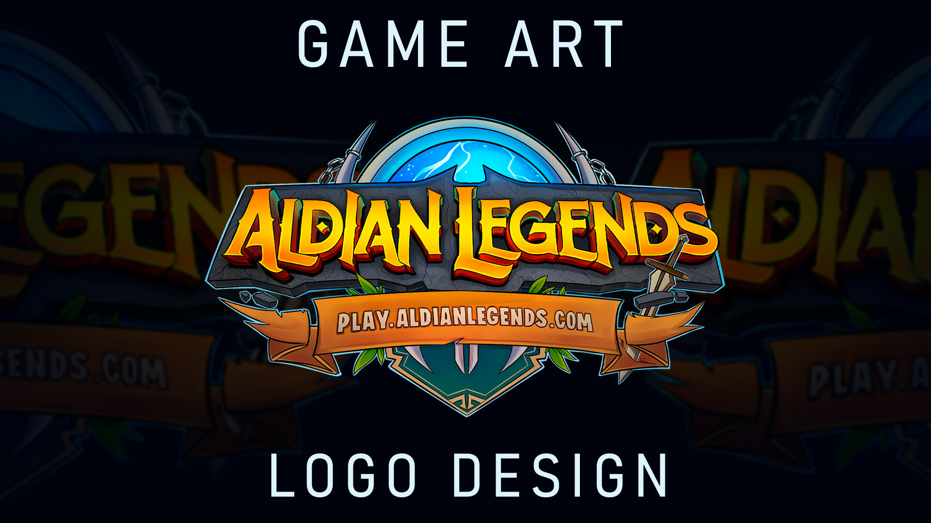 ArtStation - Game Logo - Aldian Legends [ Commission ]