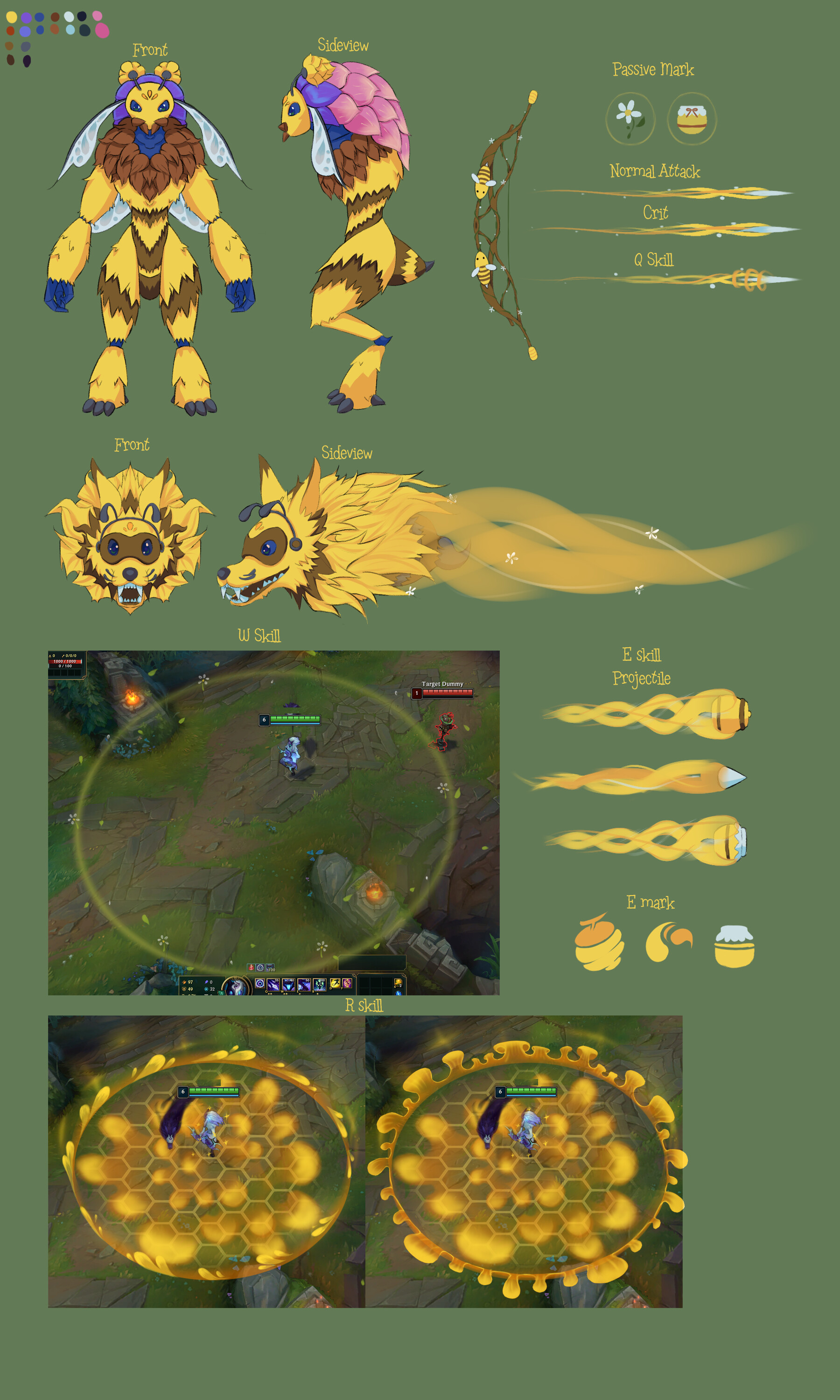 ArtStation - Beedred - Kinred fan skin