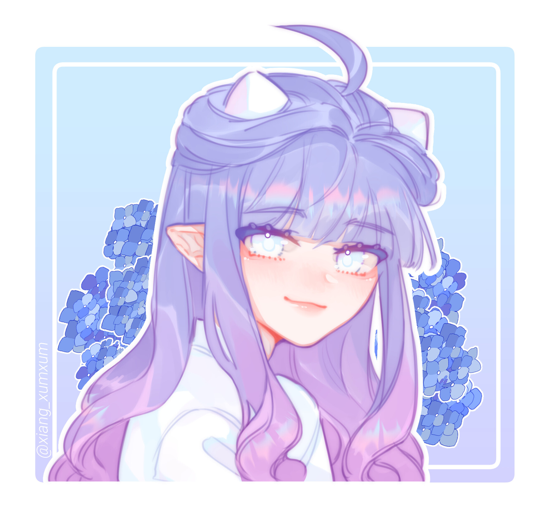 ArtStation - Hydrangea dragon!!