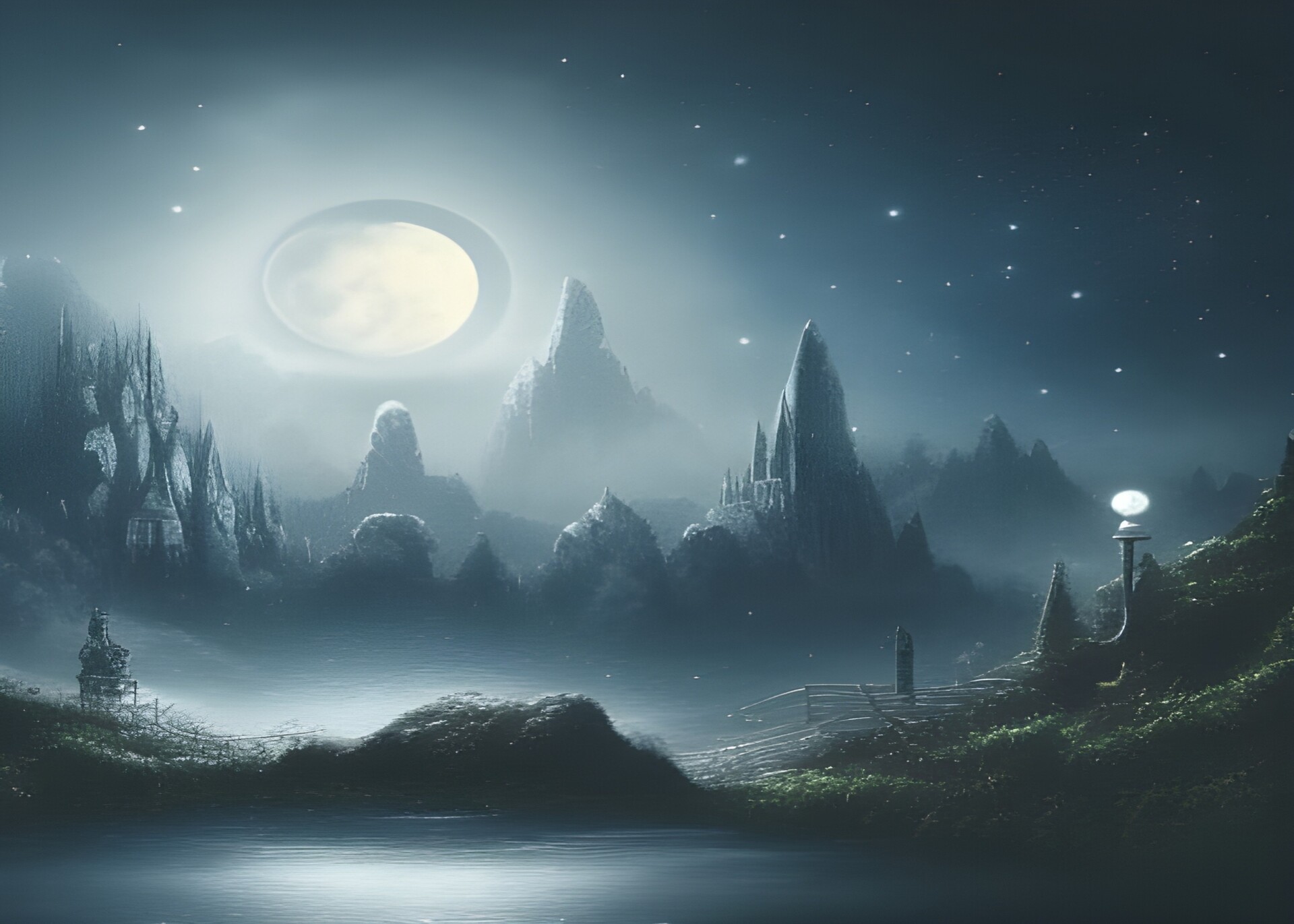 ArtStation - Moonlit 1