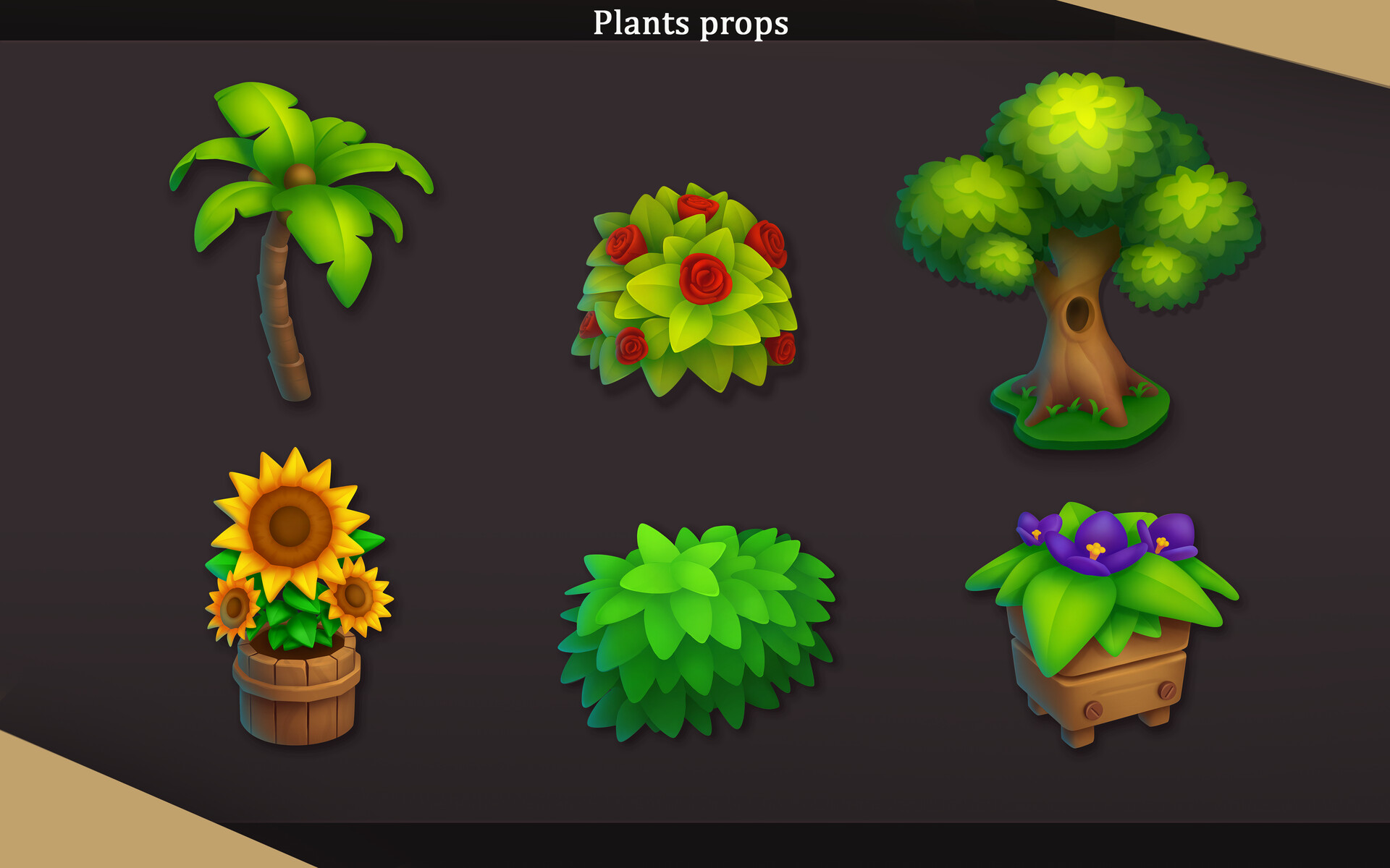 ArtStation - Plants props