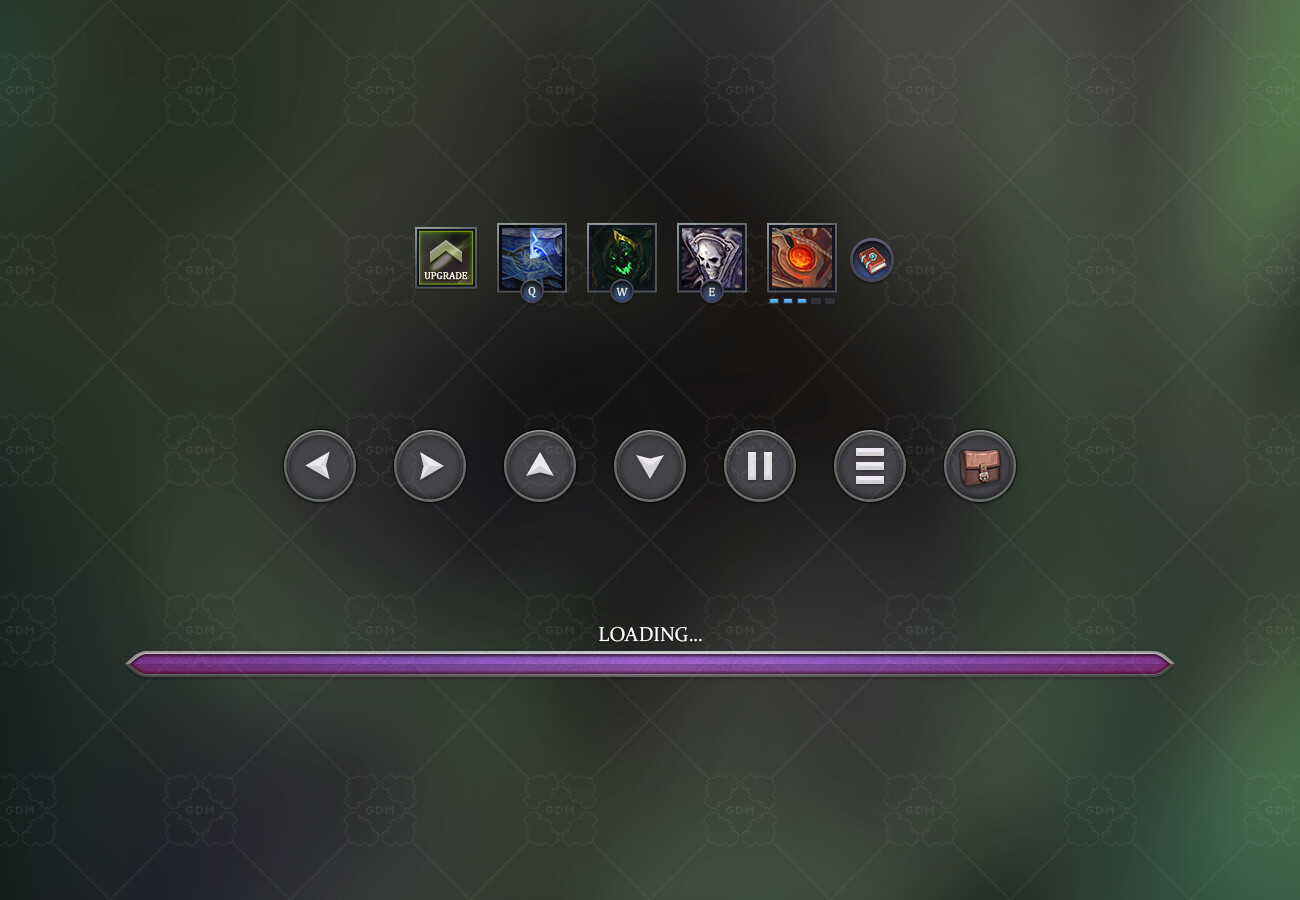ISPOLIN DESIGN - PURPLE LAND – RPG & MMO – Game Interface