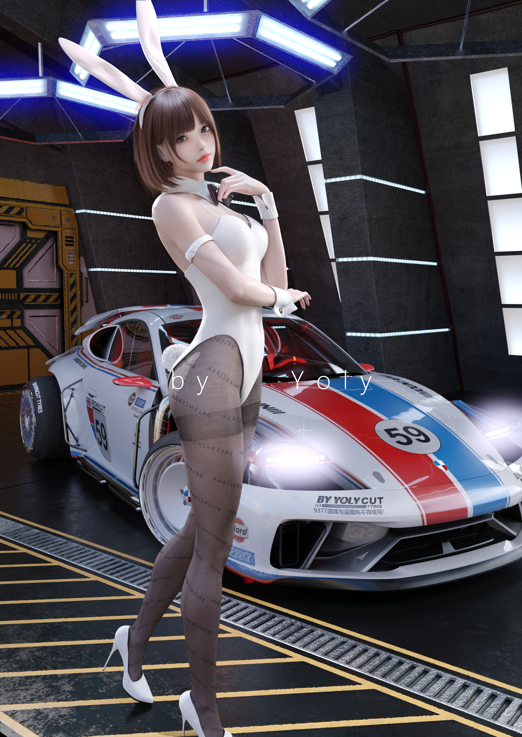 ArtStation - Yoly 莜莉 #117 bunny girl 02