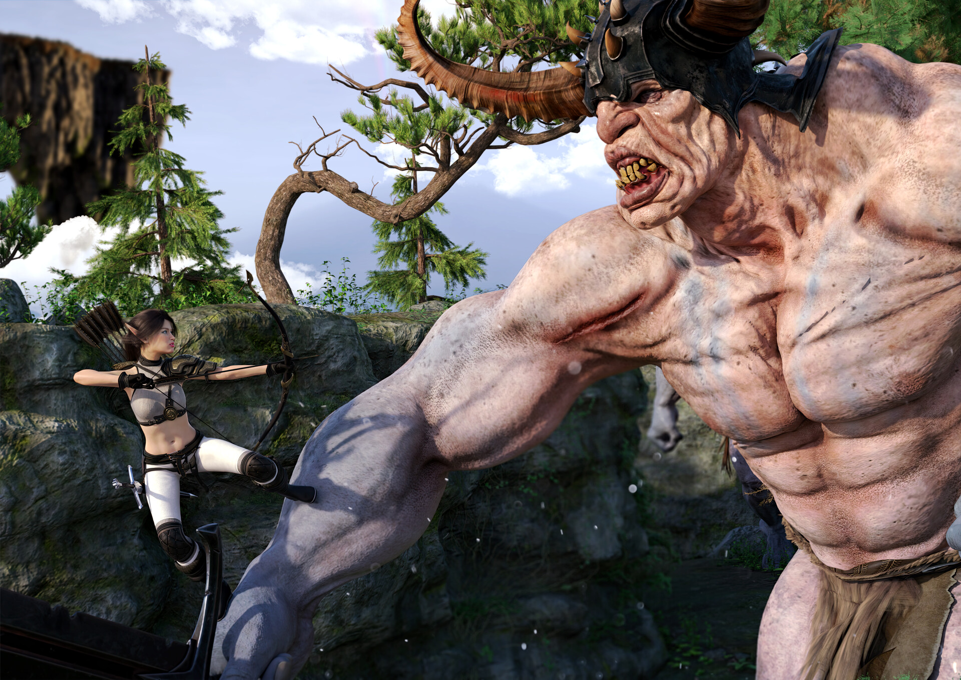 ArtStation - Giant Hunting