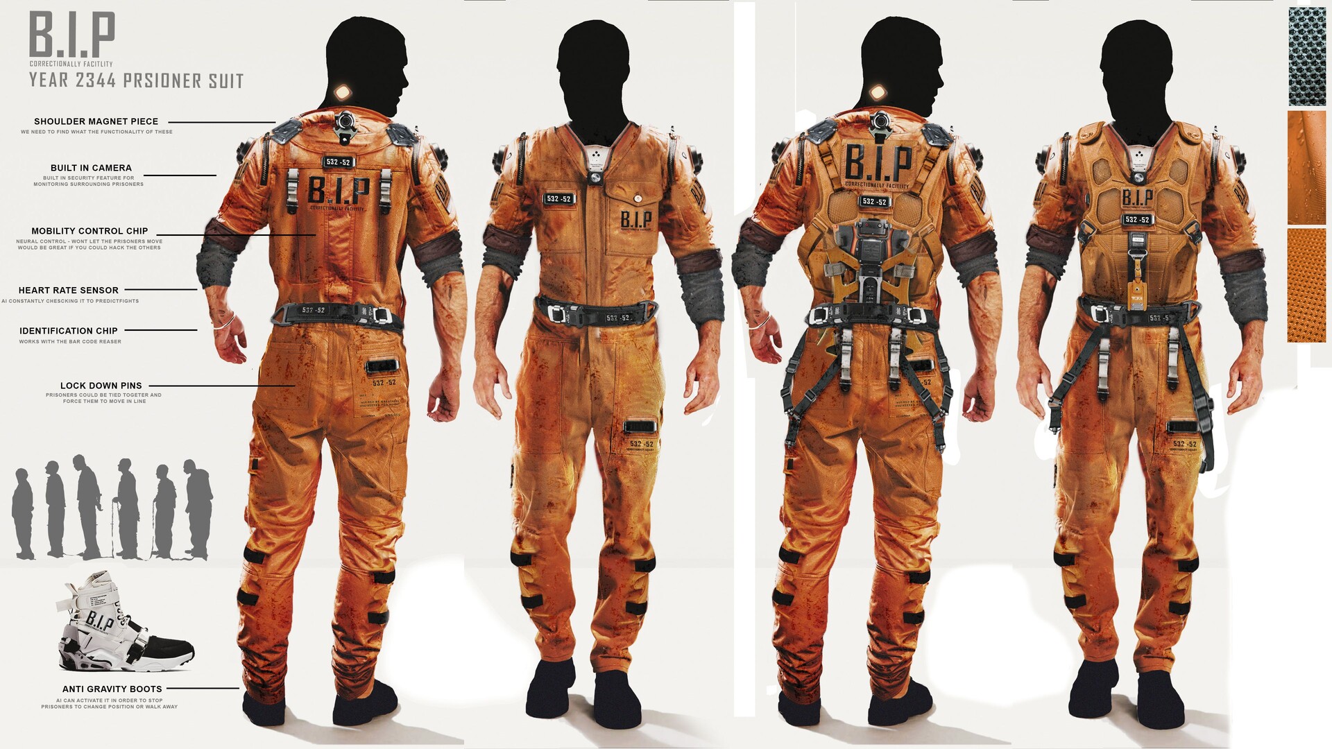 Csaba Molnar - The Callisto Protocol - Jacob's Prisoner Outfit