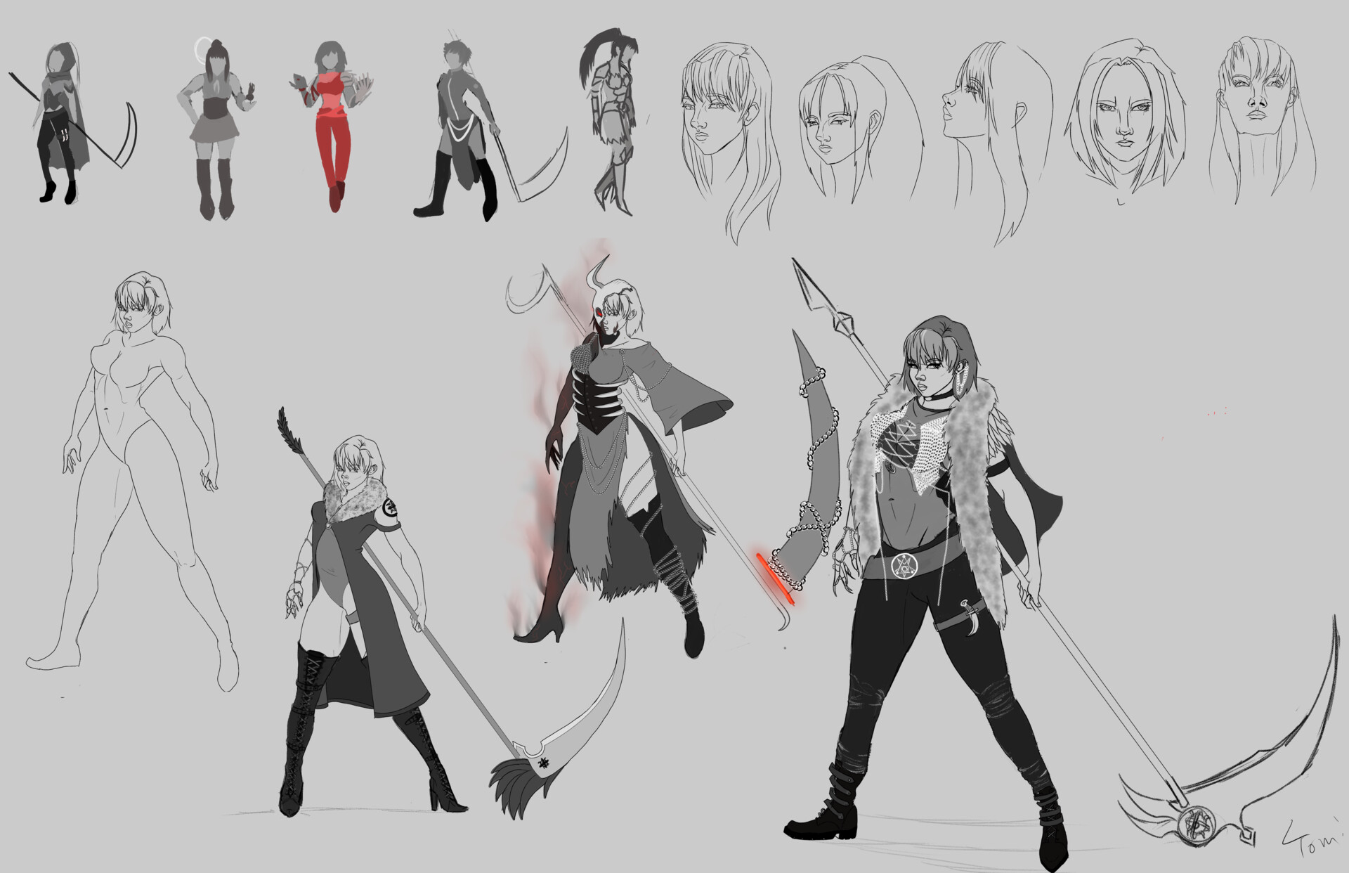 ArtStation - Character Sheets