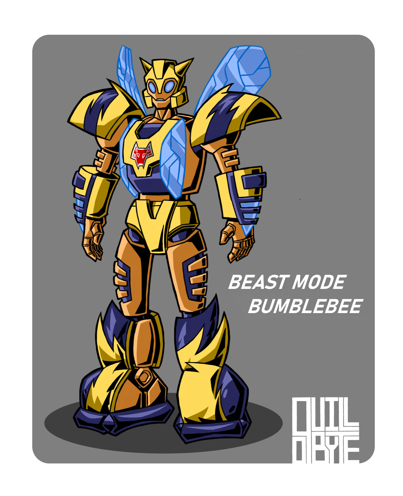 ArtStation - What if Bumblebee was an actual bumblebee?