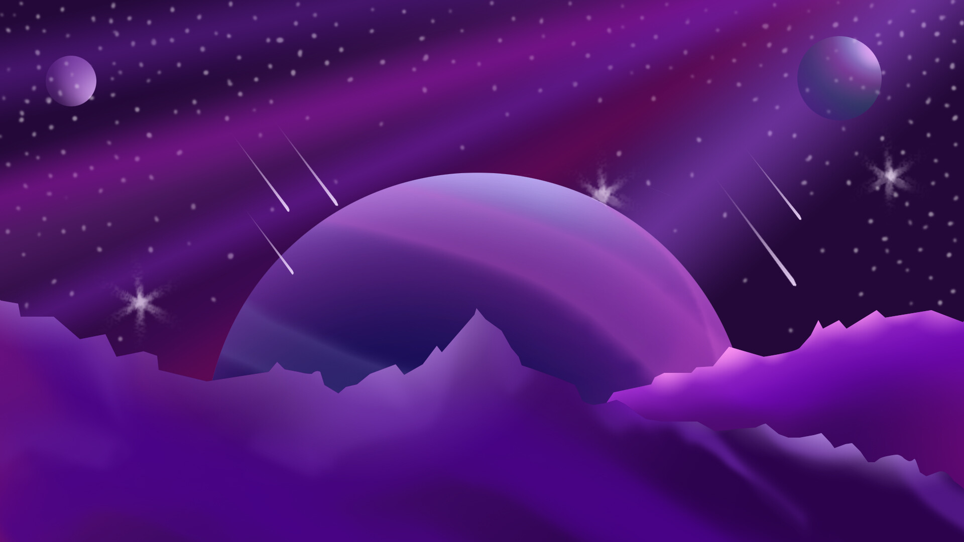 ArtStation - 2D Sci-fi background