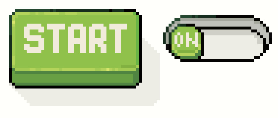 ArtStation - Pixel Animation - Button and Slider
