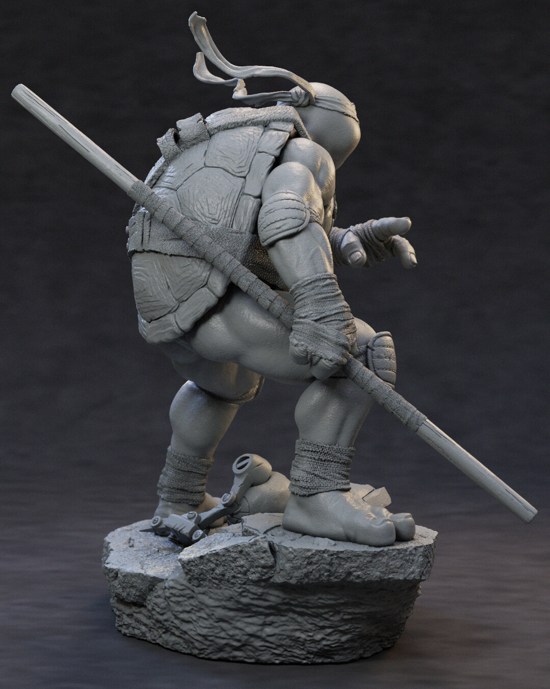 Luiz Alberto Alipio - Donatello TMNT Statue