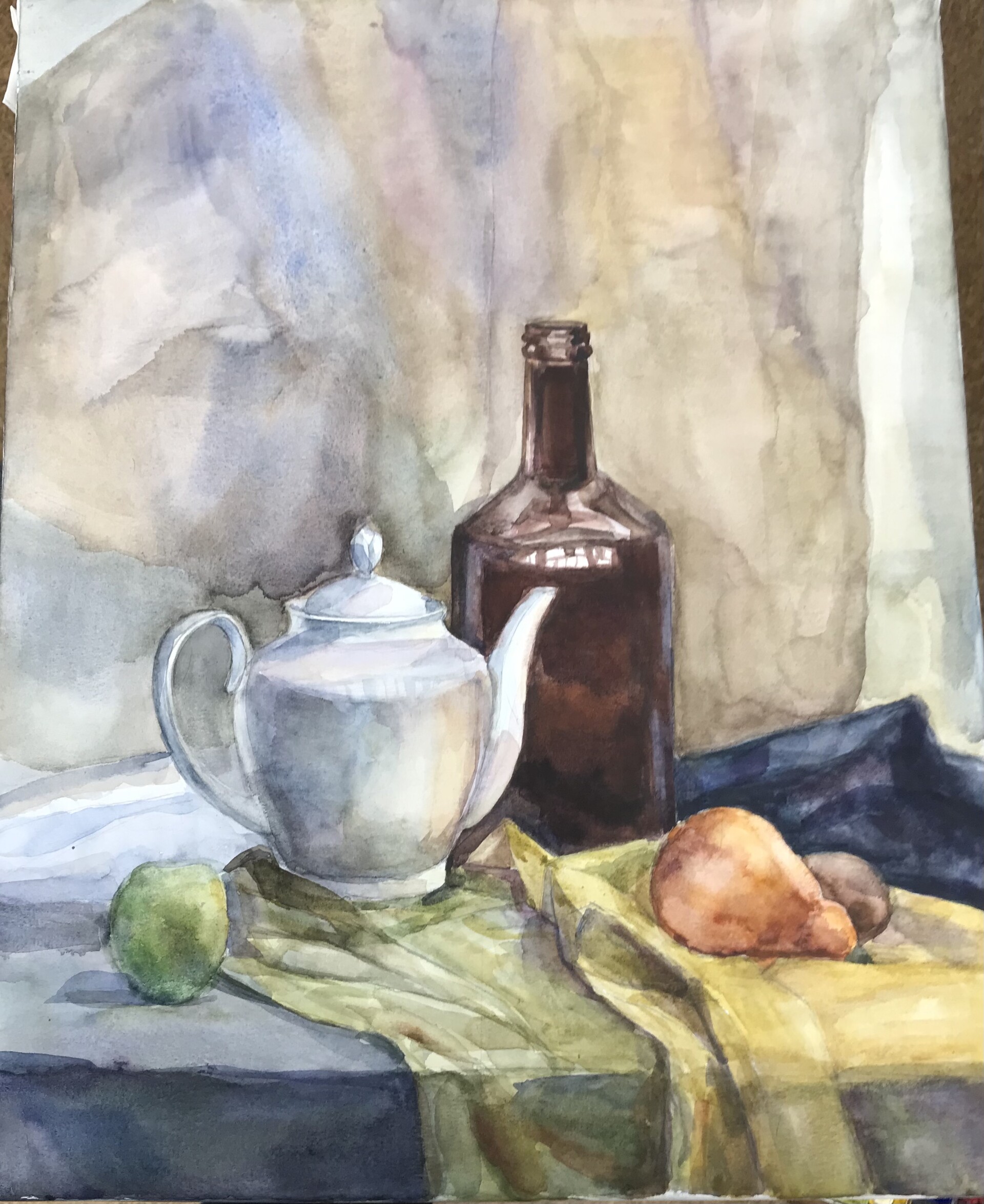 ArtStation - watercolor still life
