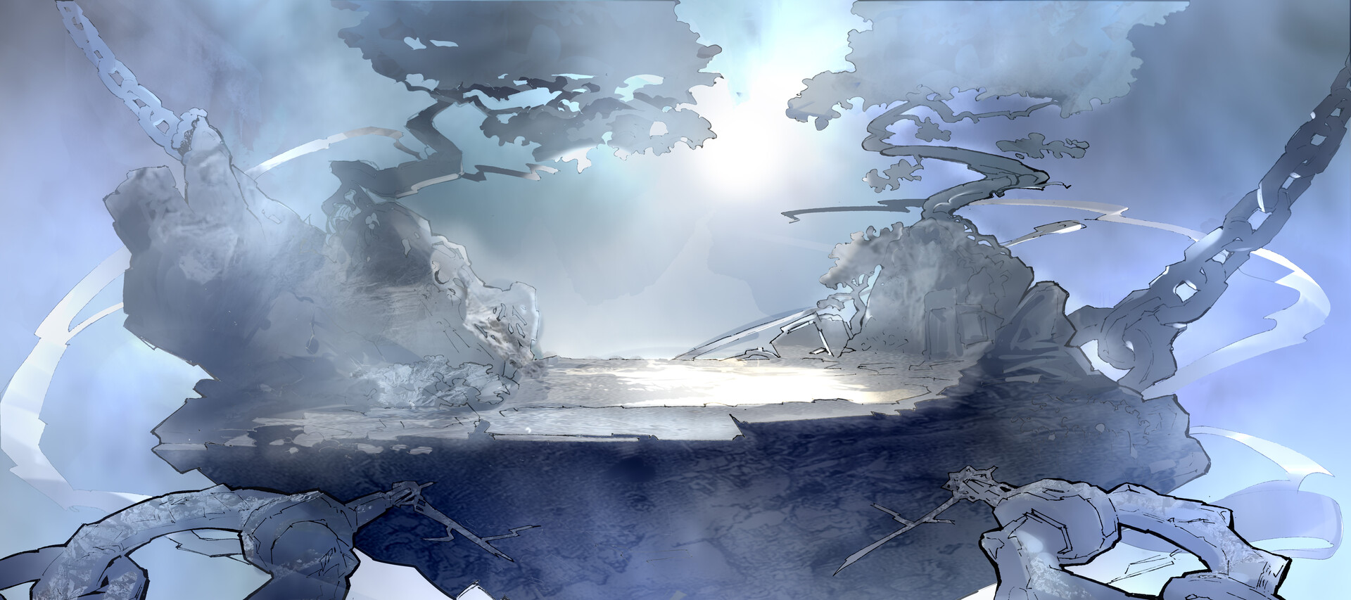 ArtStation - Background for a browser game Howrse