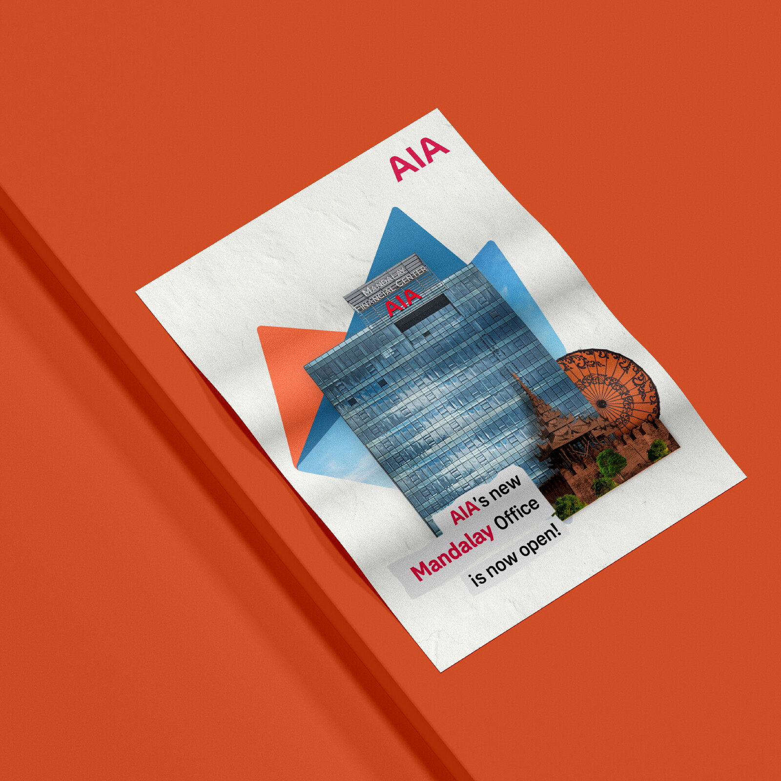 ThvmaxArt - AIA Myanmar | Collage Visual Communication