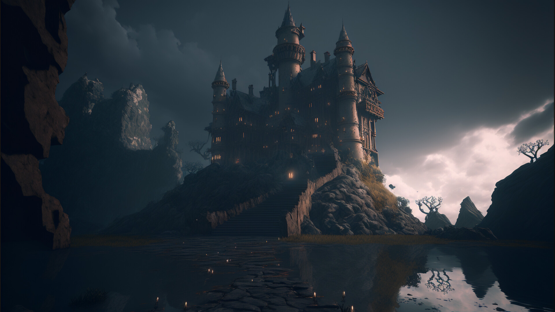 ArtStation - Fantasy Castles