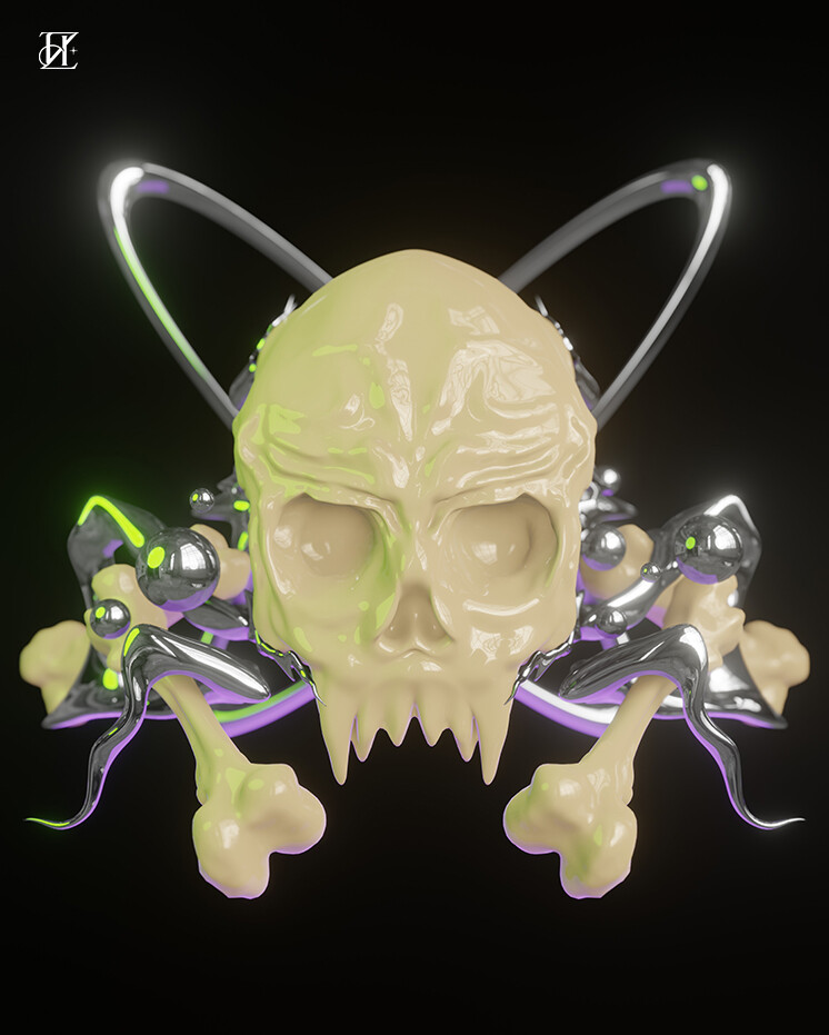 Hainz Studio - SS09 - Experimental Chrome Skull