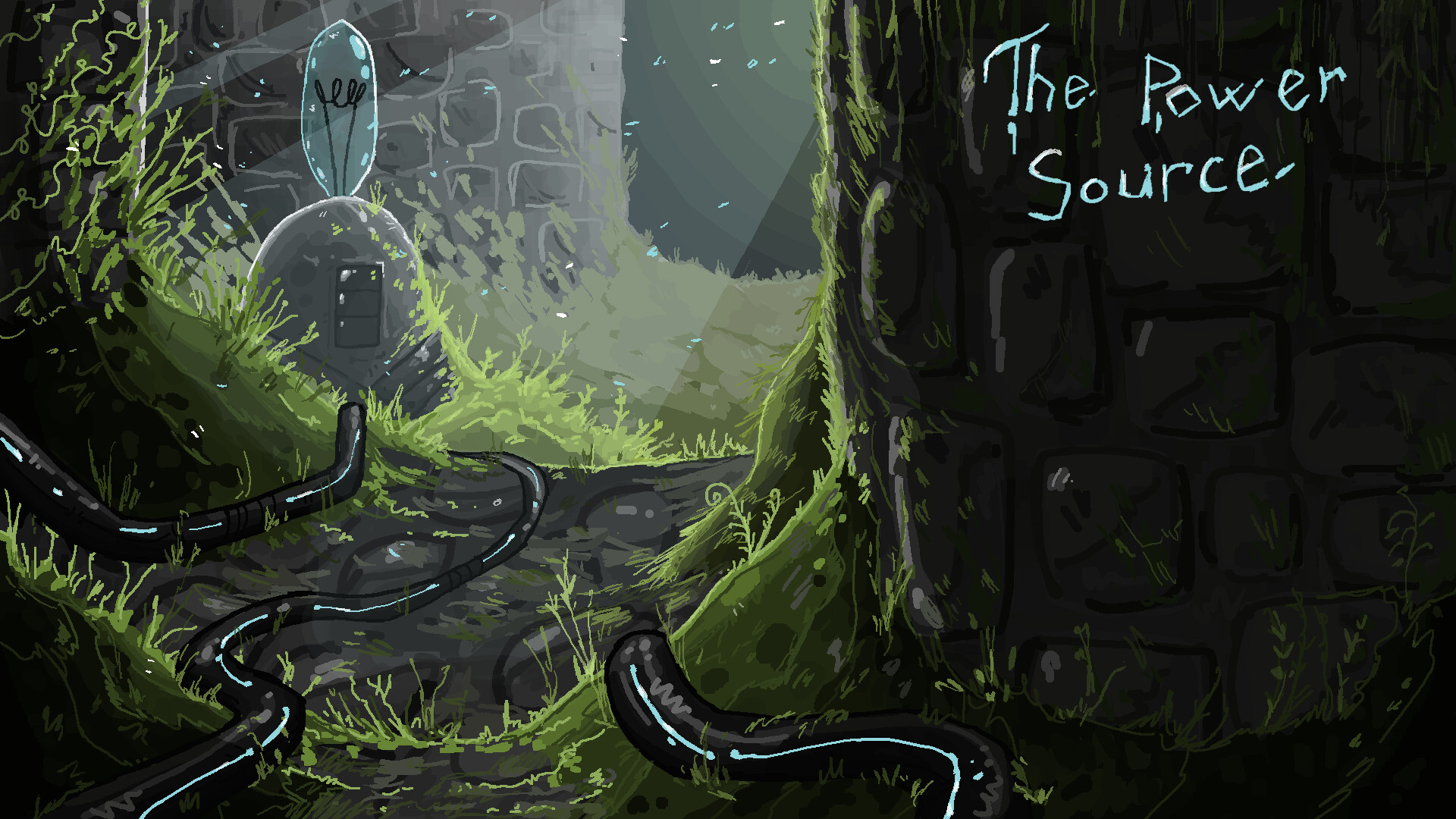ArtStation - The Power Source - Gamejam Cover Art