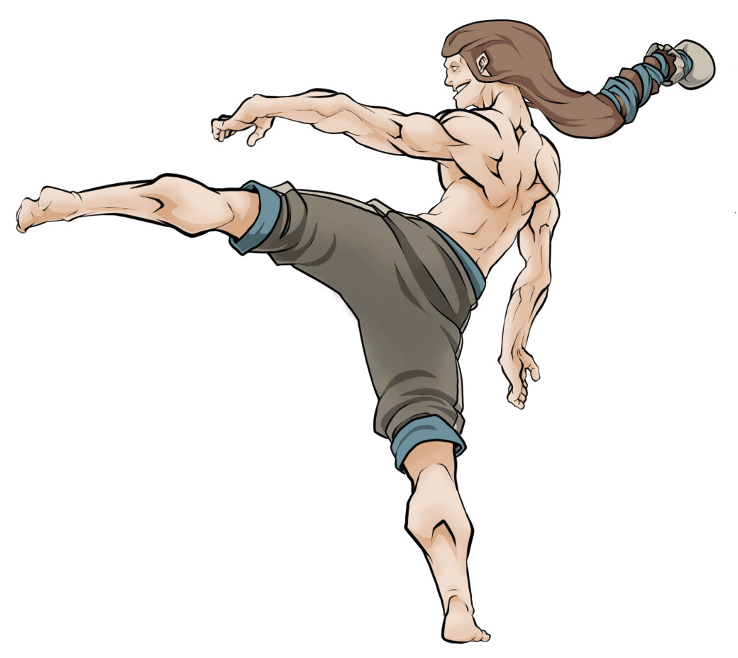 ArtStation - Back anatomy kick