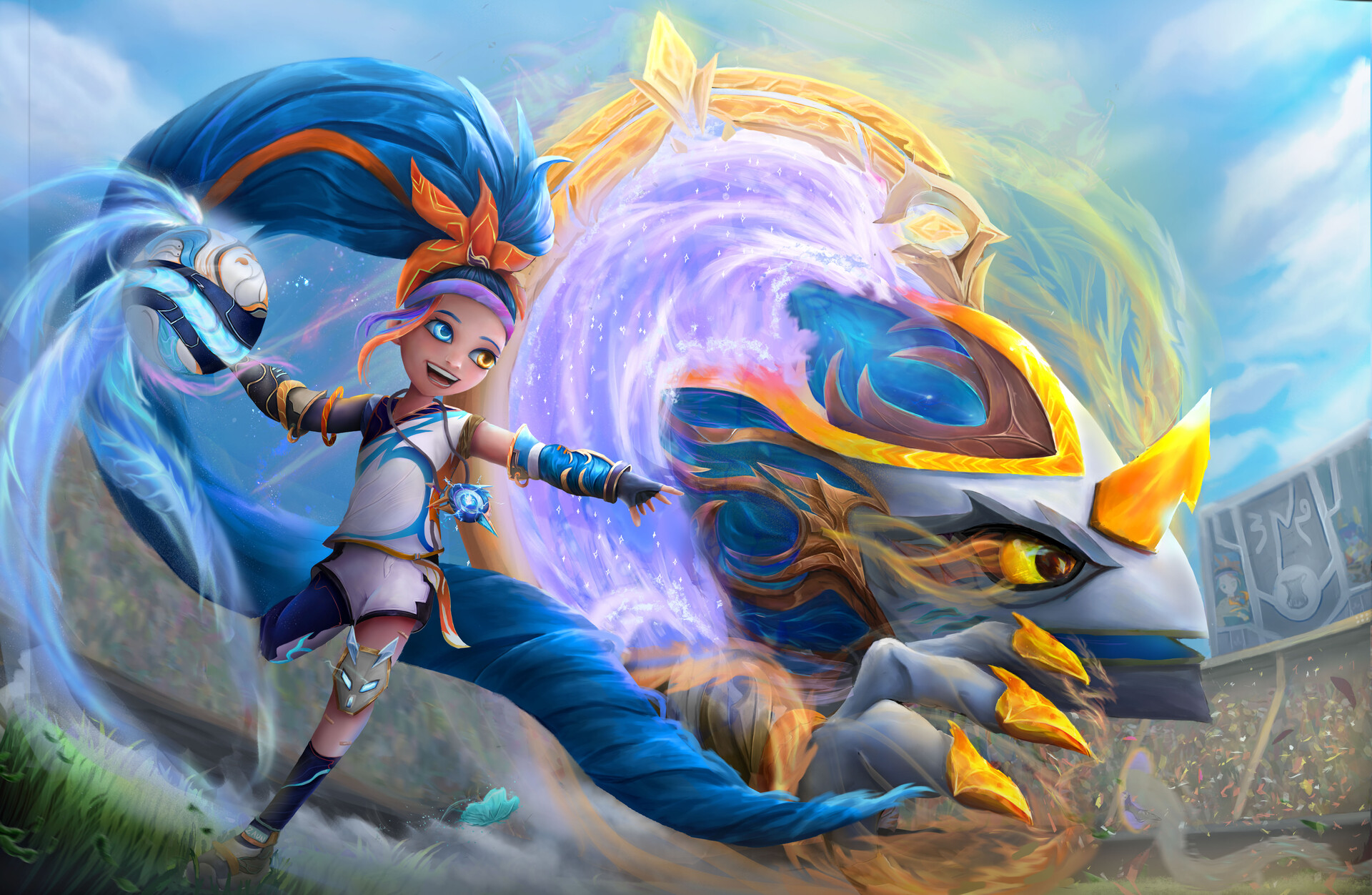 ArtStation - Monster tamer Aurelion Sol and Zoe FANART