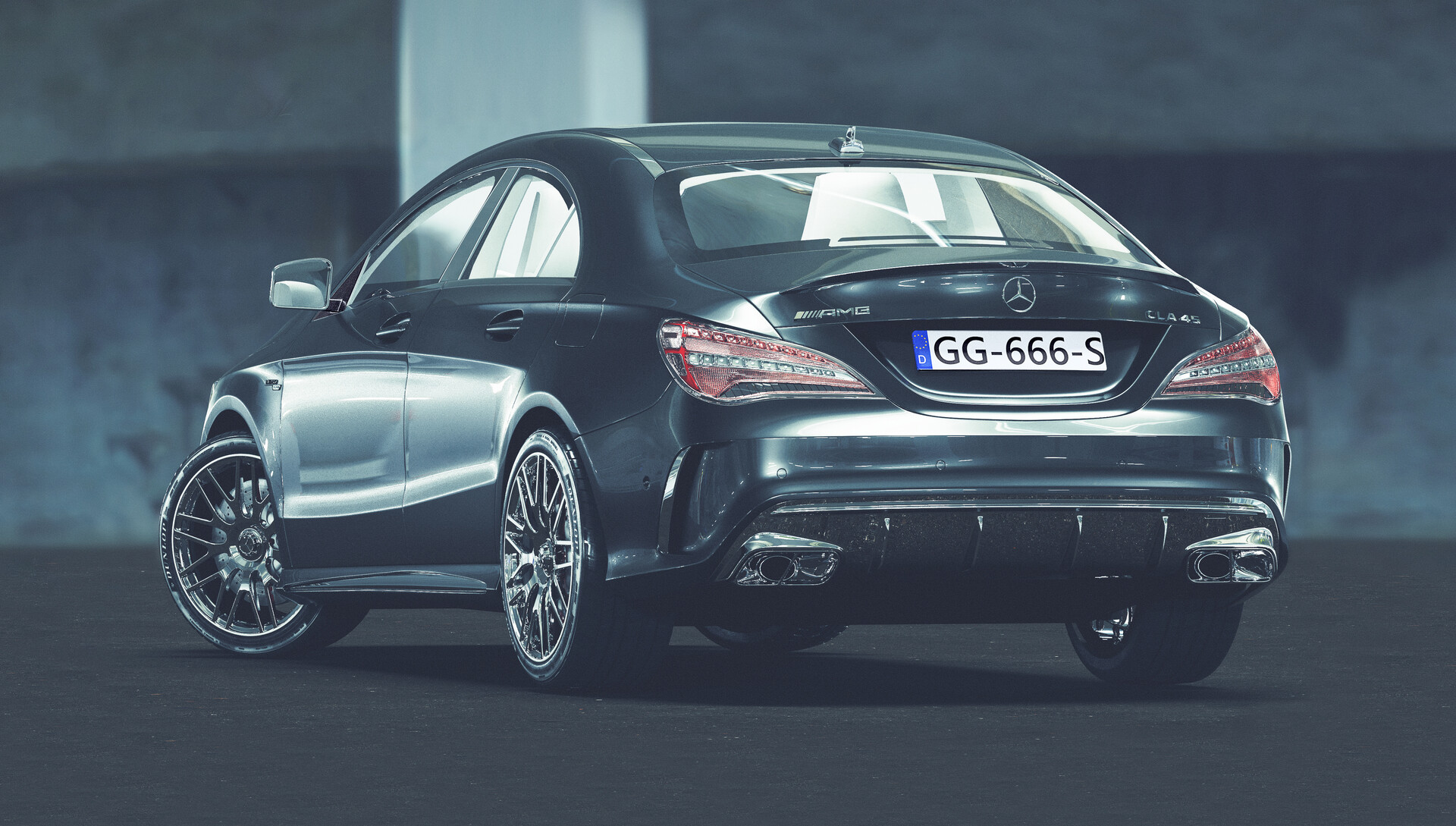 ArtStation - Mercedes AMG CLA 45 2017