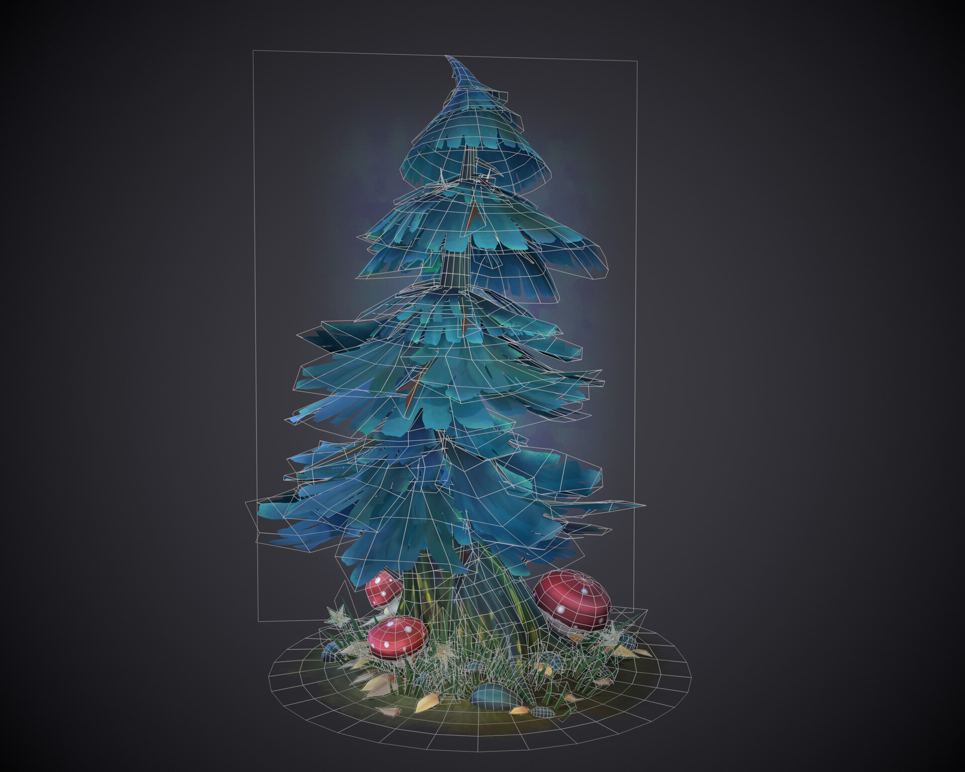 Emily Faye McLeod - Stylized Fir-tree