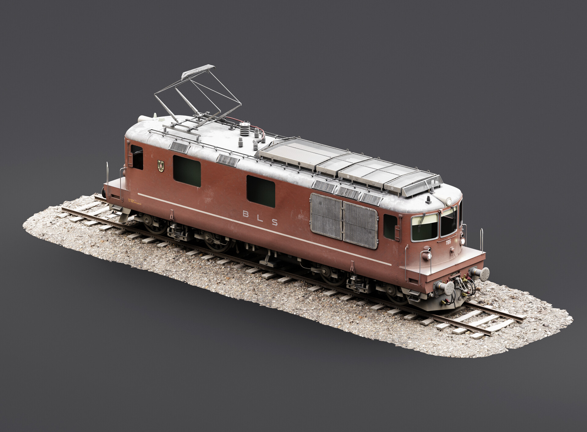 ArtStation - BLS Locomotive RE 4/4