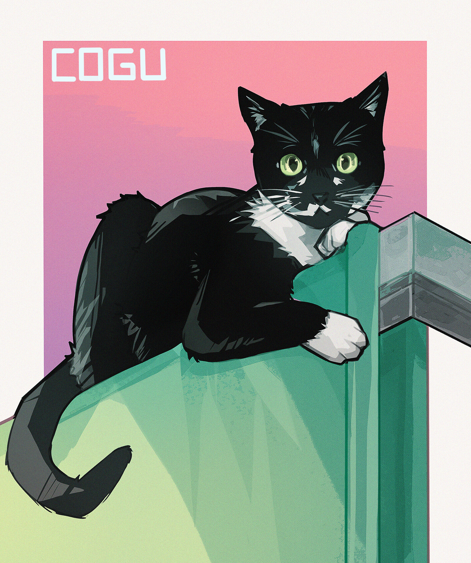 ArtStation - Cogu the cat