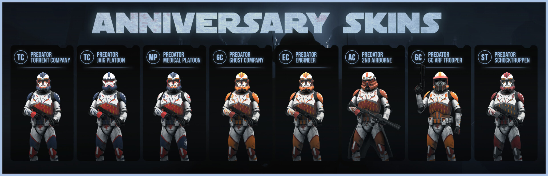 ArtStation - "Predator" Anniversary Skins - Age of Clones GTM Release