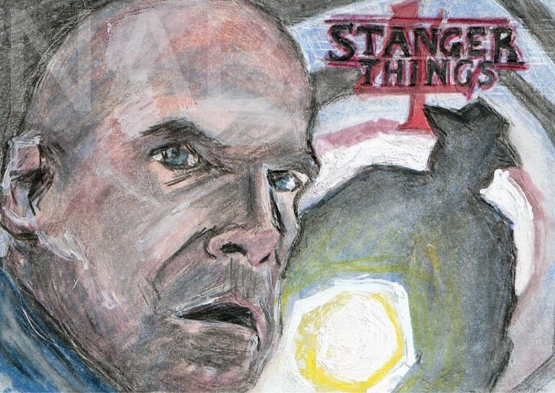 ArtStation - Jim Hopper. Stranger Things. Sketchcard.