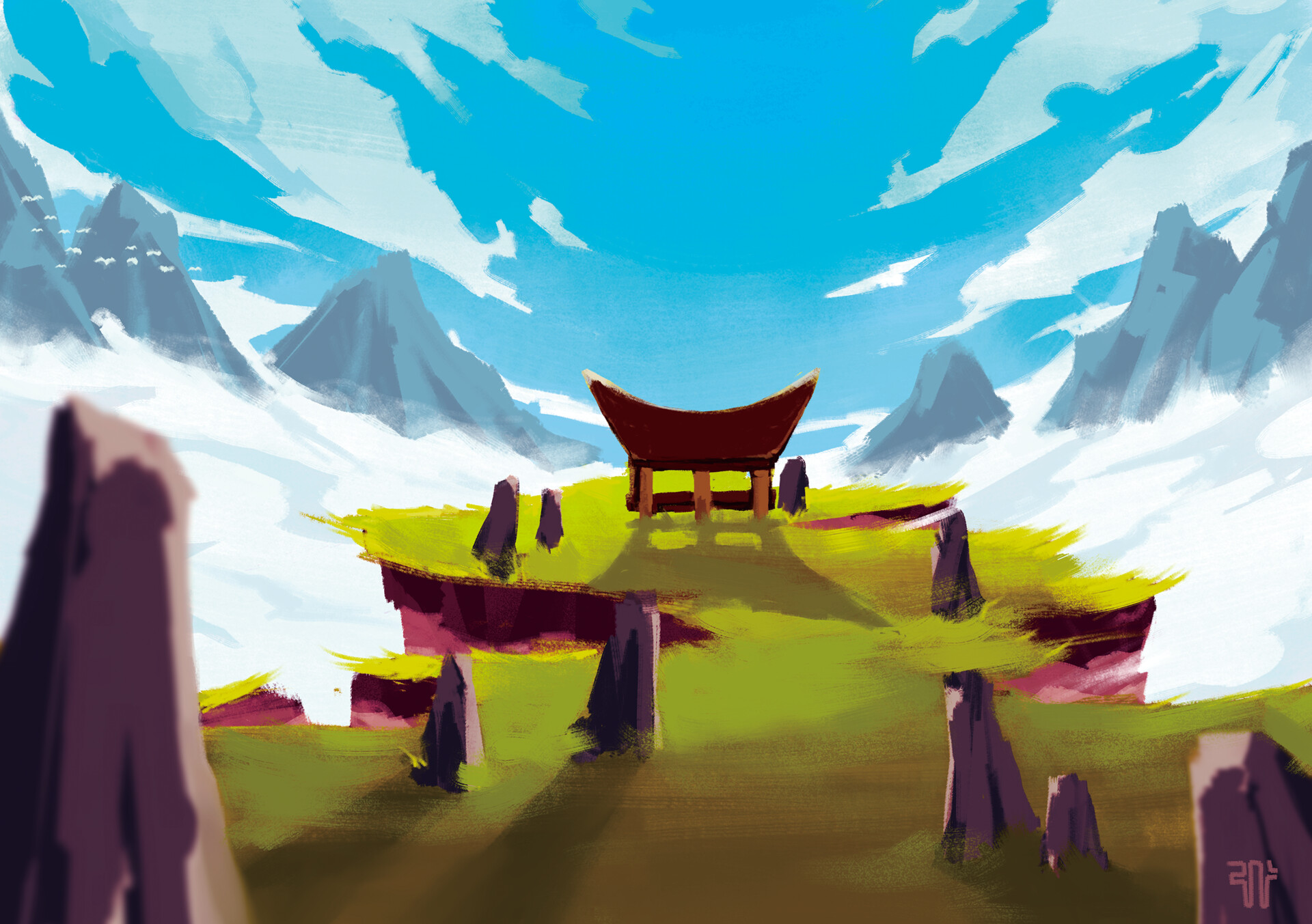 ArtStation - Heavenly View